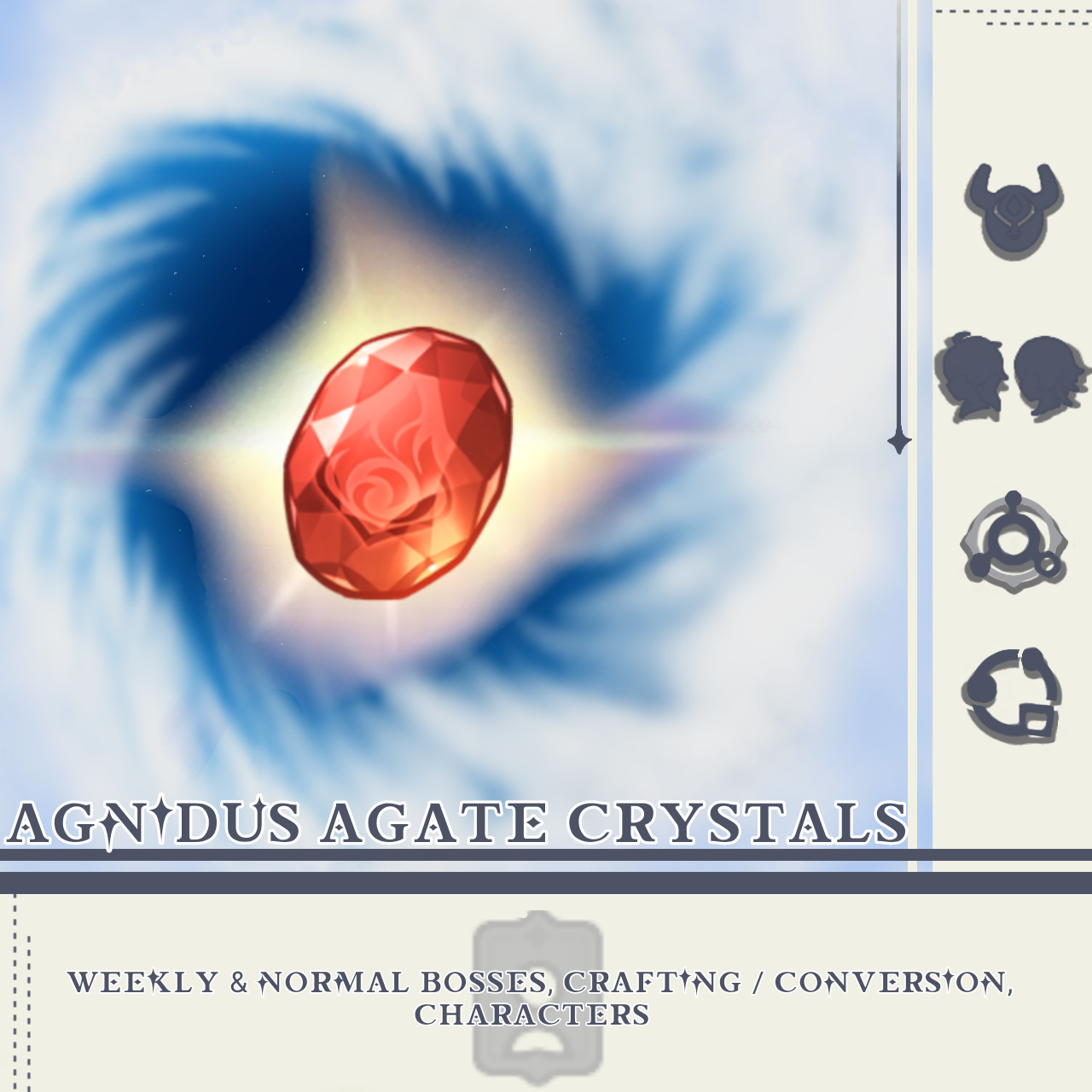 Genshin Impact - Agnidus Agate General Info as of 5.7 Genshin Impact ...