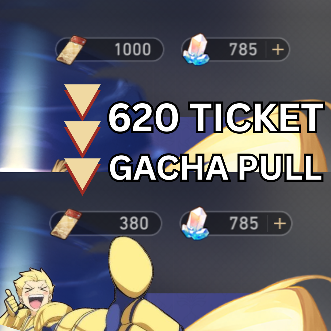 620 TICKET! DOUBLE PULL! FIRST LIMITED E6! Gacha pulling with my GF lucky hands ৻( •̀ ᗜ •́ ...