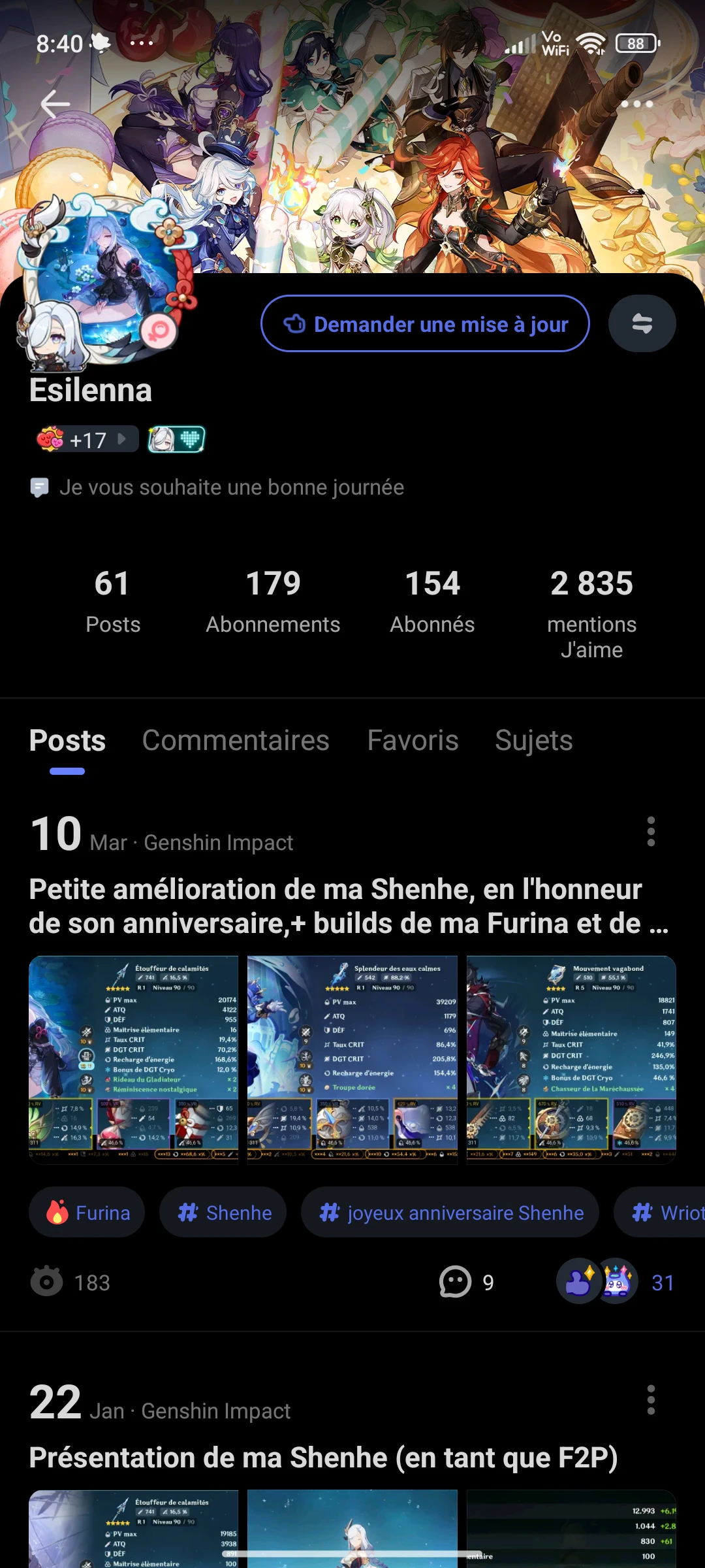 Poste avis + design | HoYoLAB