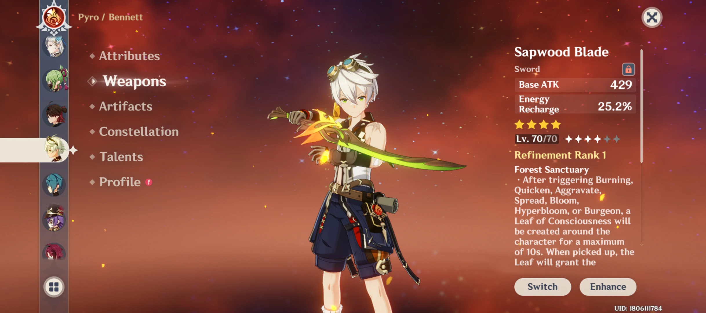 Bennett weapon Genshin Impact | HoYoLAB