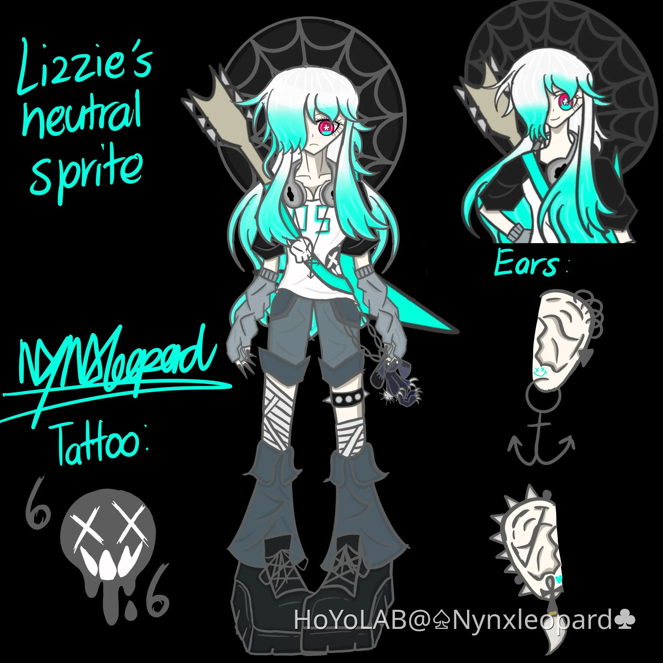 My og oc, Lizzie: neutral sprite | HoYoLAB