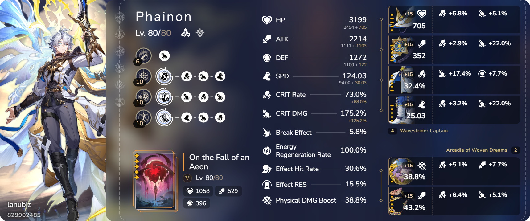 Just need a little help with my Phainon build! Honkai: Star Rail | HoYoLAB