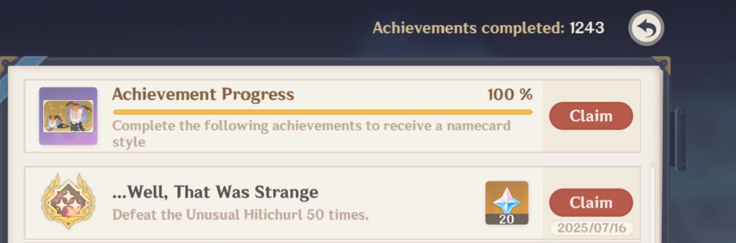 Unusual Hilicurl Achievement Genshin Impact | HoYoLAB