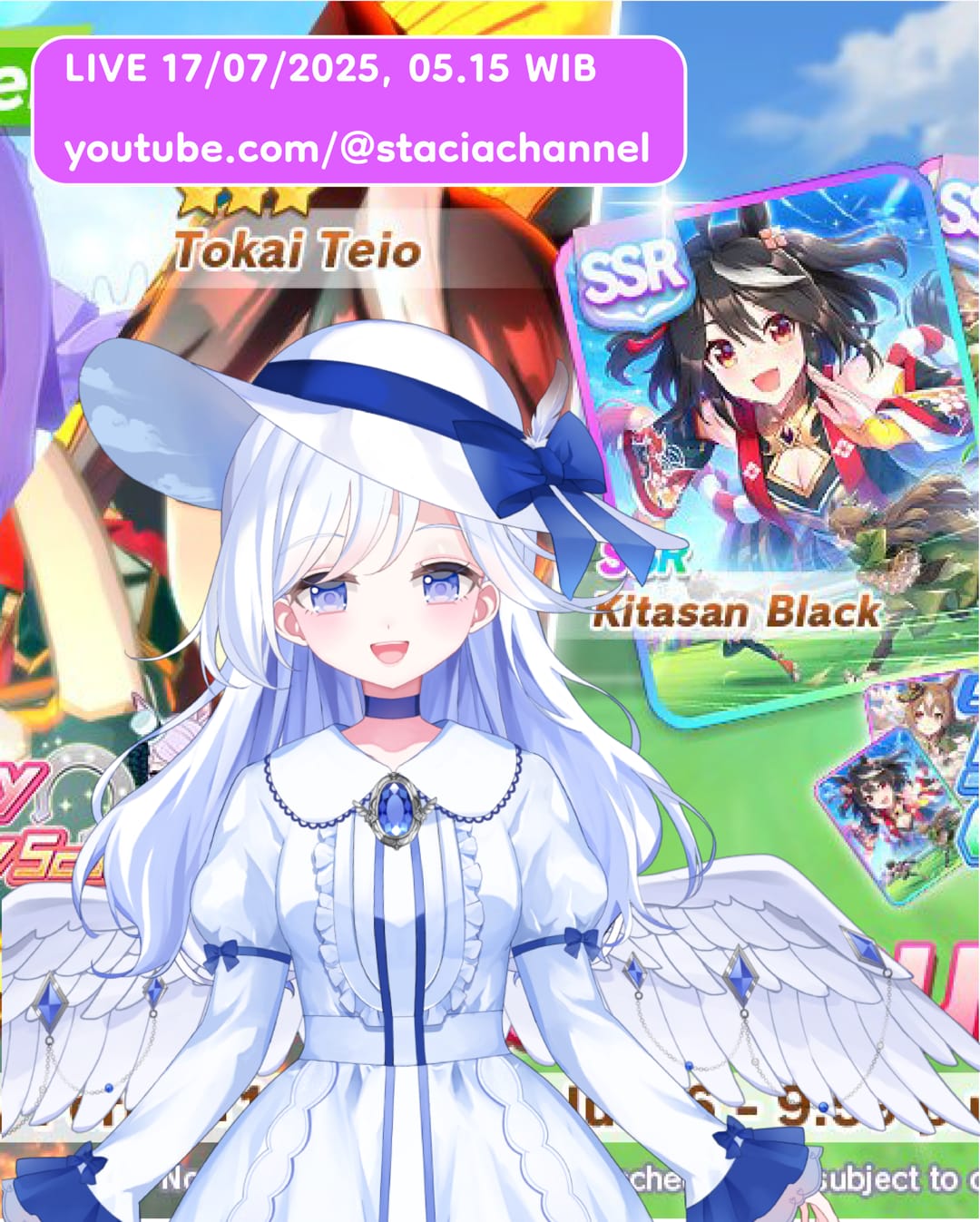 【Umamusume: Pretty Derby】 Gacha 3★ Tokai Teio, Mejiro McQueen, SSR Kitasan Black 【Stacia Channel ...