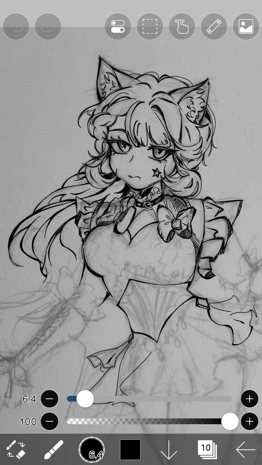 Lynette drawing I'm working on and stickers!! Genshin Impact | HoYoLAB