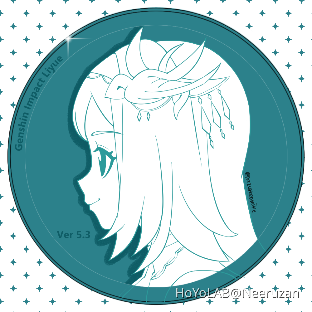 Drawing Lan Yan in side profile! Genshin Impact | HoYoLAB