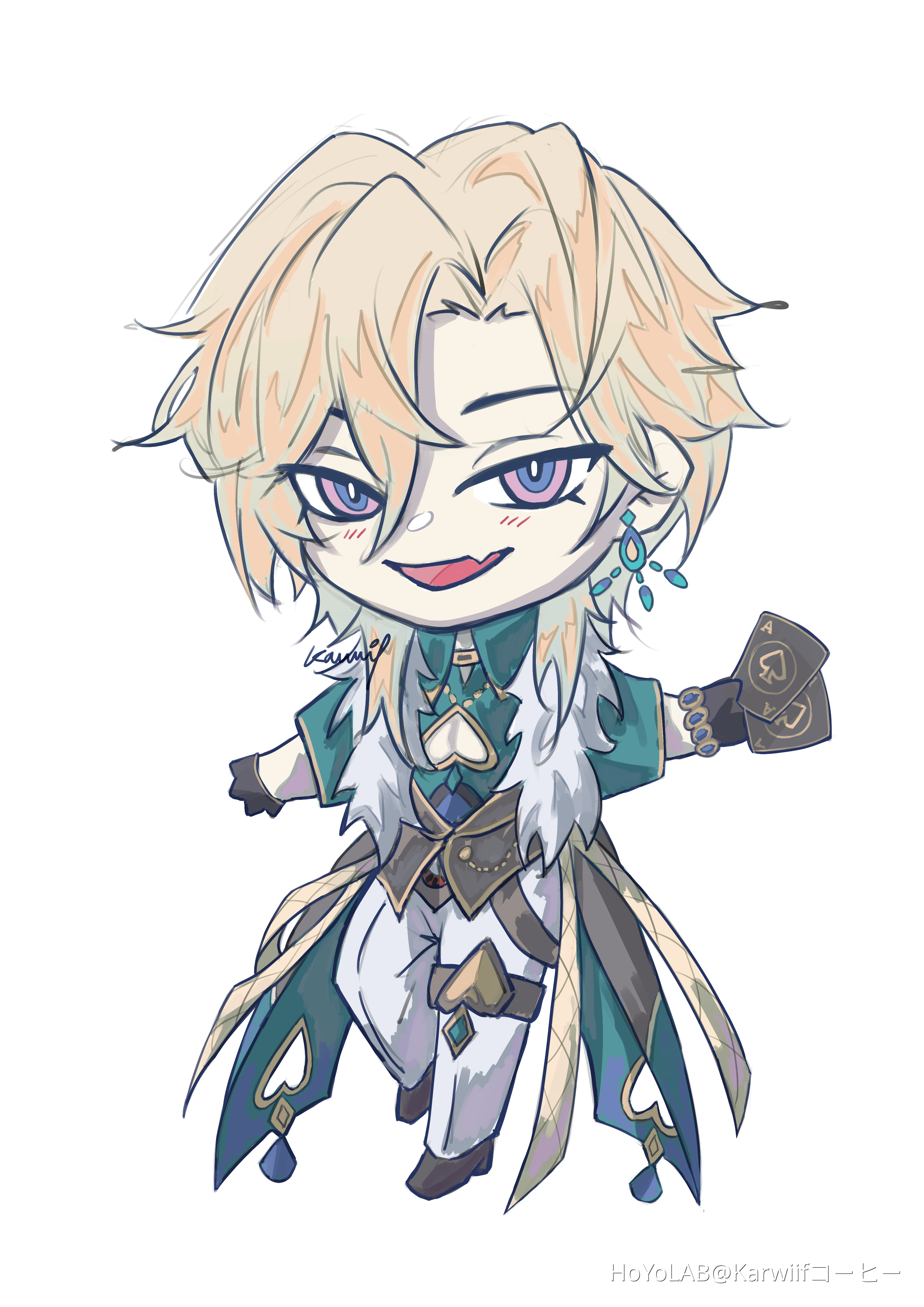 Redrew my chibi Aventurine Honkai: Star Rail | HoYoLAB