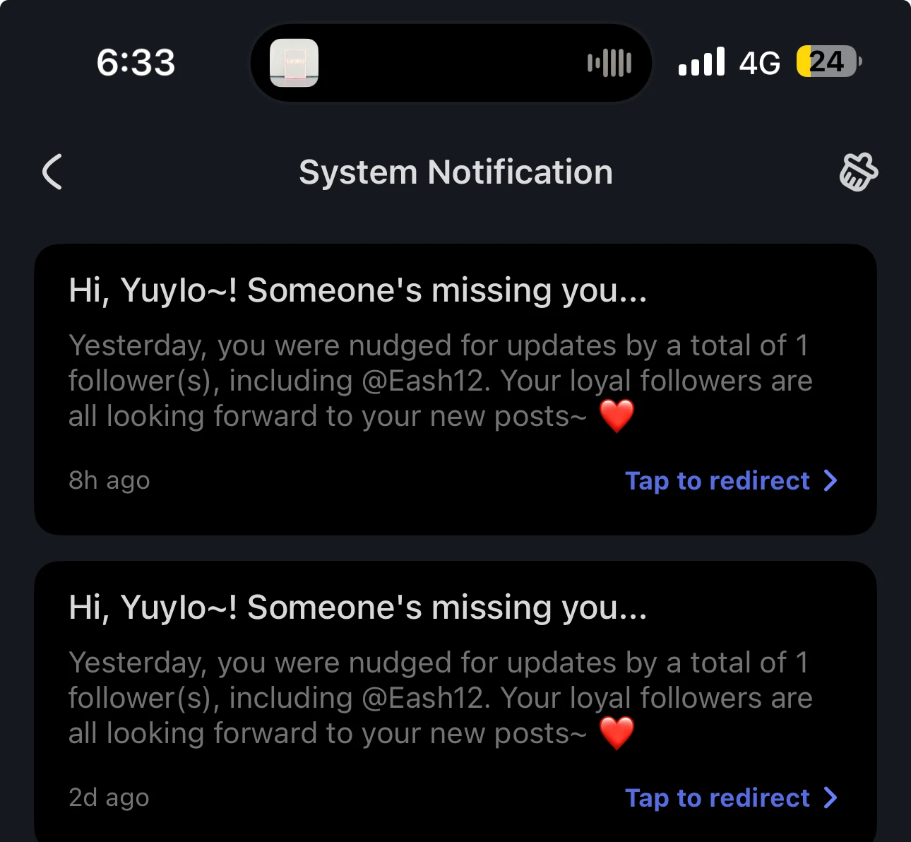 It seems like you really miss me don’t ya🥲 It’s okay.. i miss yall too ...