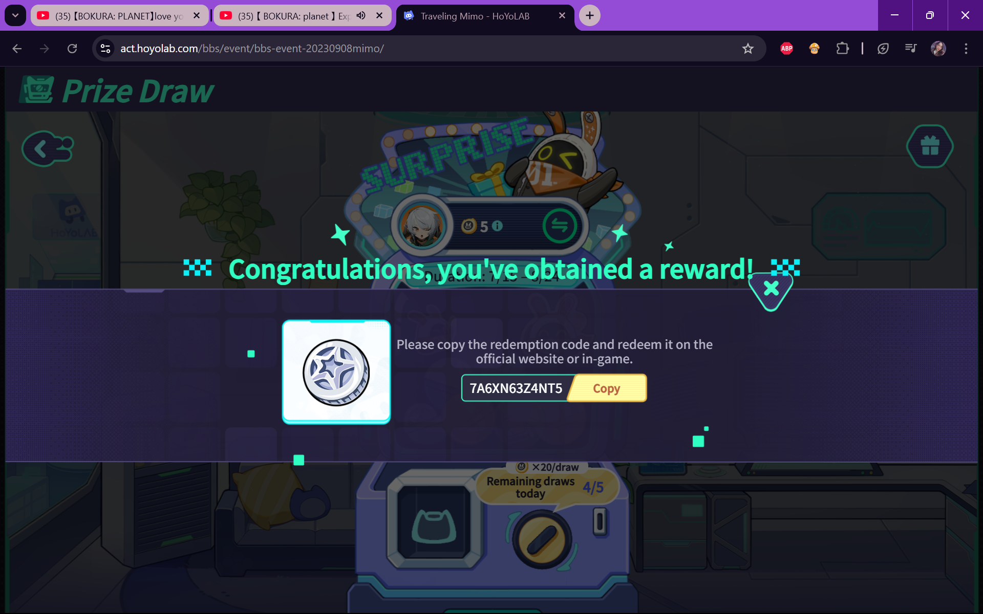 ZZZ redeem codes, first come first serve, pls let me know after u used ...