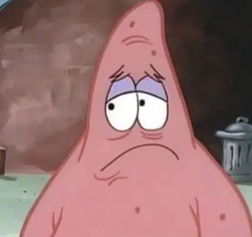 patrick star angry