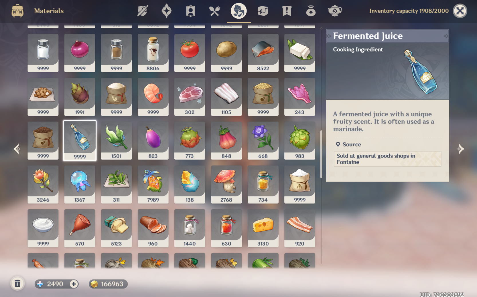 x9999 Fermented Juice Genshin Impact | HoYoLAB