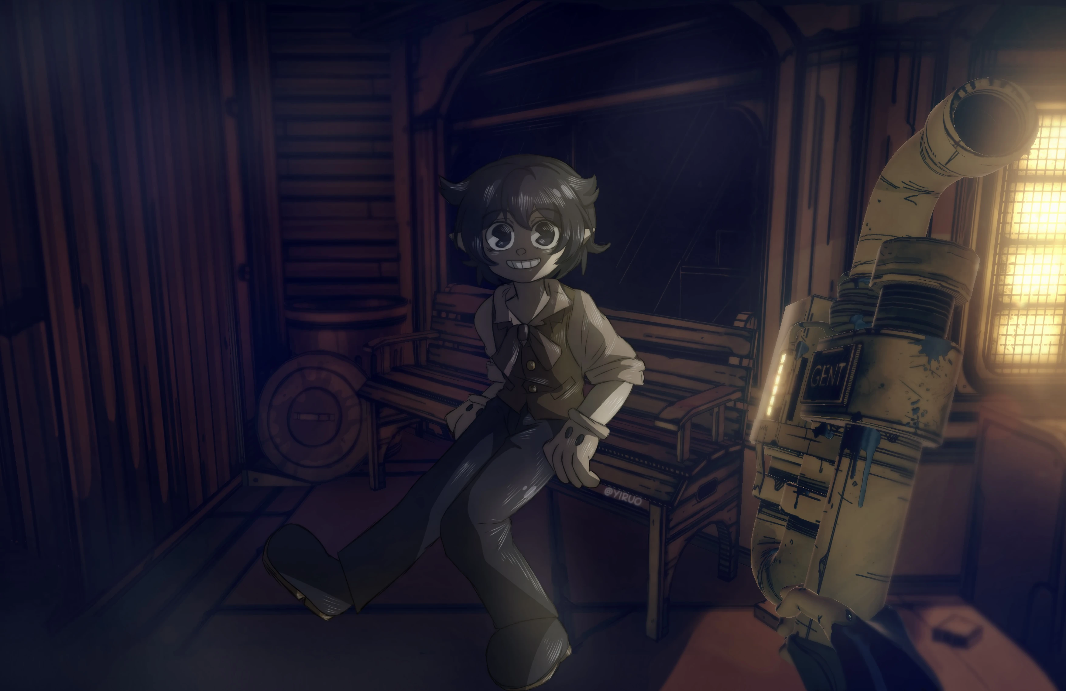 Bendy screenshot redraw | HoYoLAB