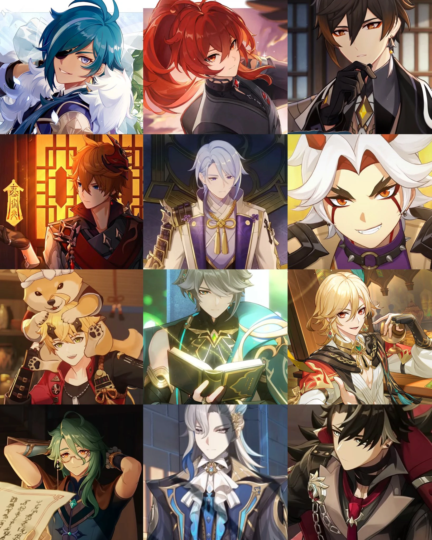 Genshin Male Characters Genshin Impact | HoYoLAB