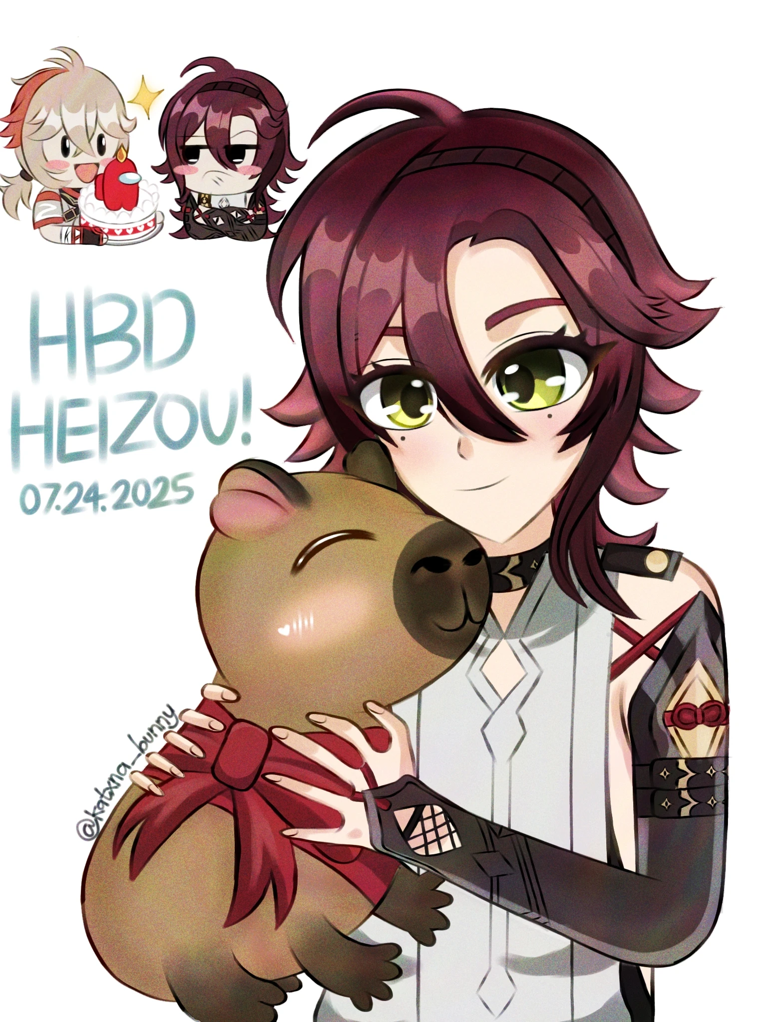 shikanoin heizou birthday fanart! Genshin Impact | HoYoLAB