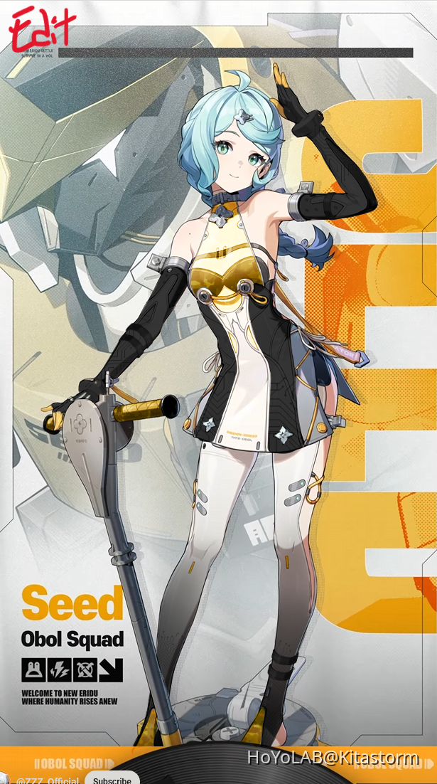 Seed but she has more of Obol Squad's colors Zenless Zone Zero | HoYoLAB