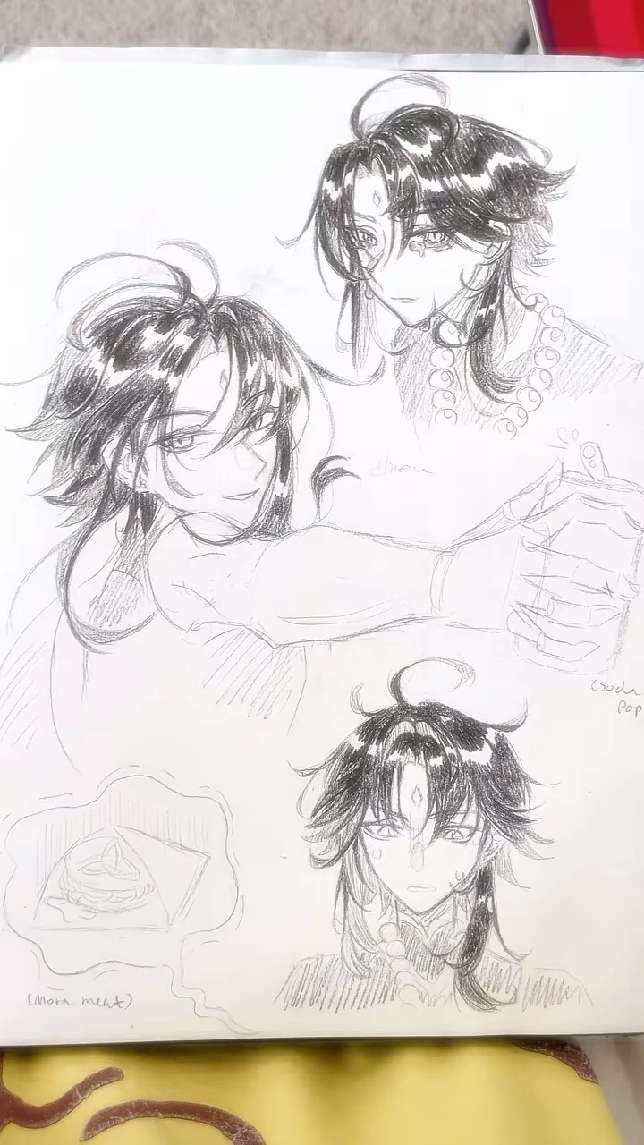 Quick Xiao sketches Genshin Impact | HoYoLAB