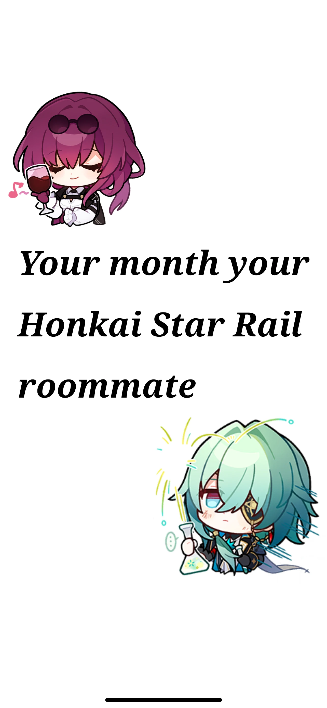 Your month your HSR roommate! Honkai: Star Rail | HoYoLAB