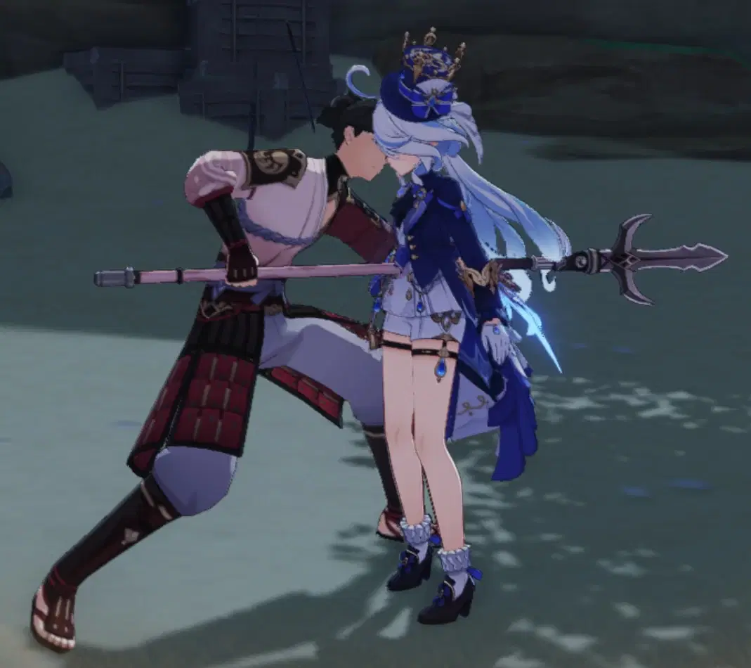 anime getting stabbed