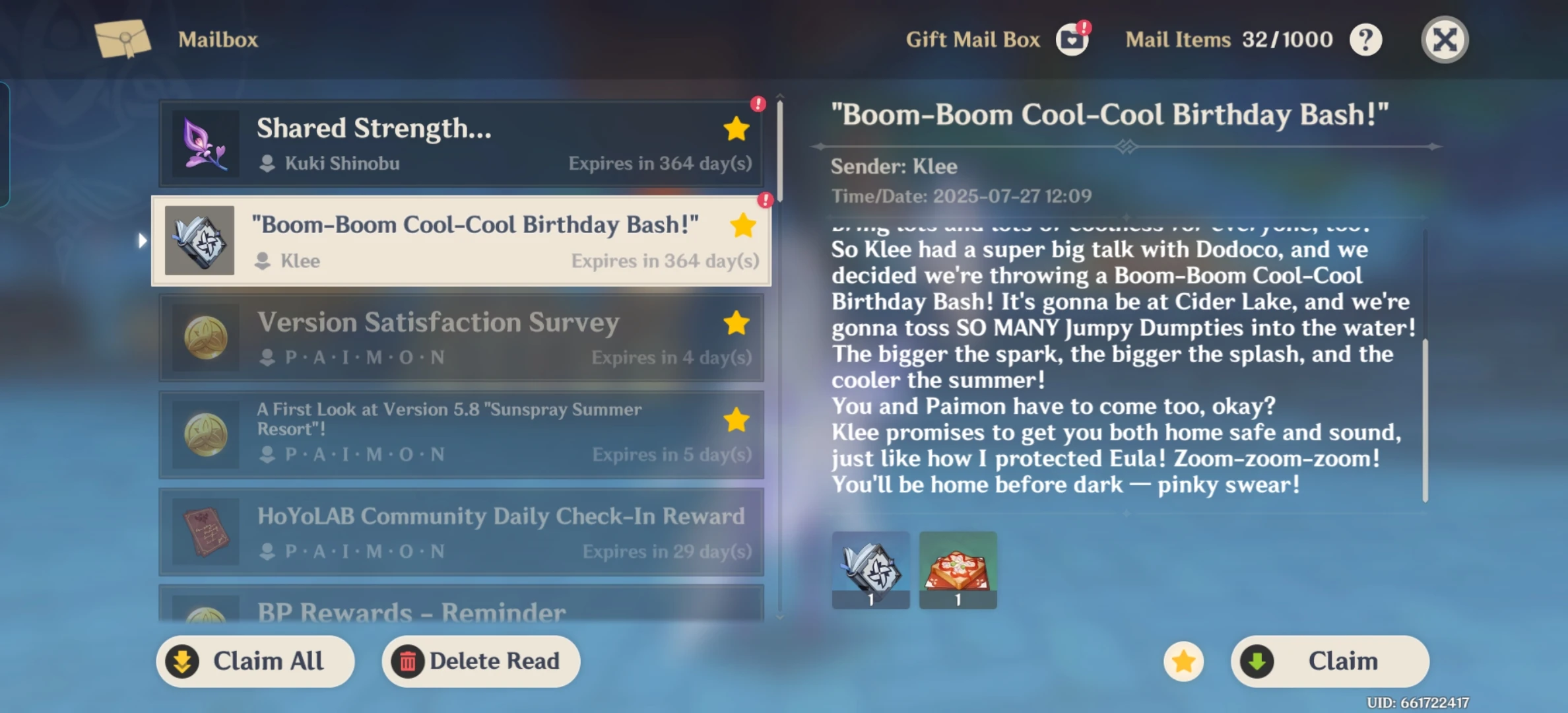 Wait a sec lil klee protected eula? When And how? Genshin Impact | HoYoLAB