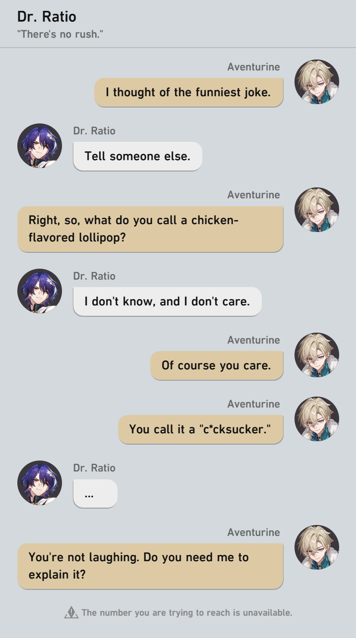 based on a dumb joke I came up with one night. Honkai: Star Rail | HoYoLAB