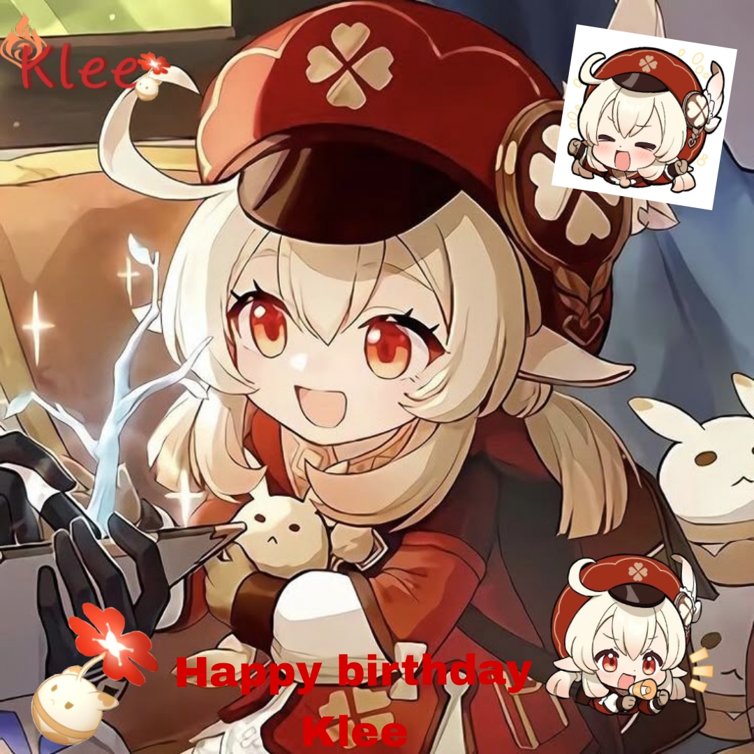 Happy birthday Klee Genshin Impact | HoYoLAB