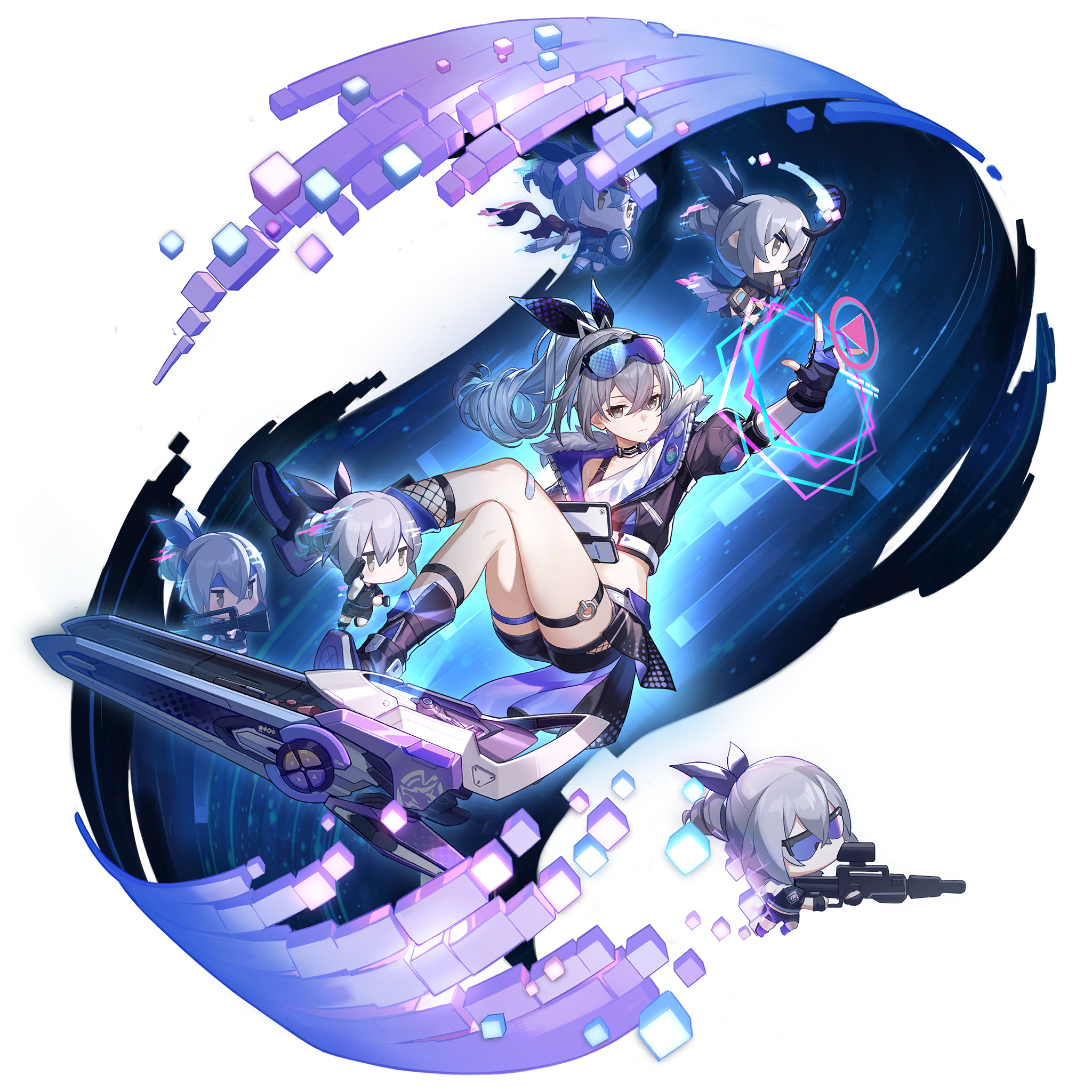 Day 14 of letting Ai design HSR characters - Silver Wolf Honkai: Star ...