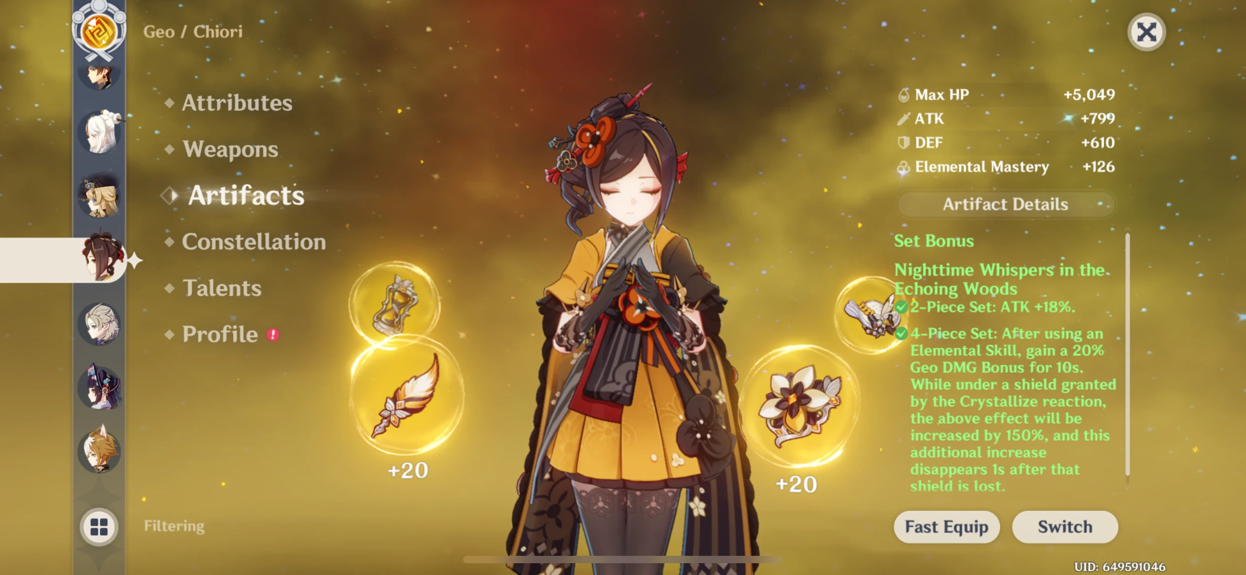 Character Damage Showcases: Nighttime Whispers in the Echoing Woods ...