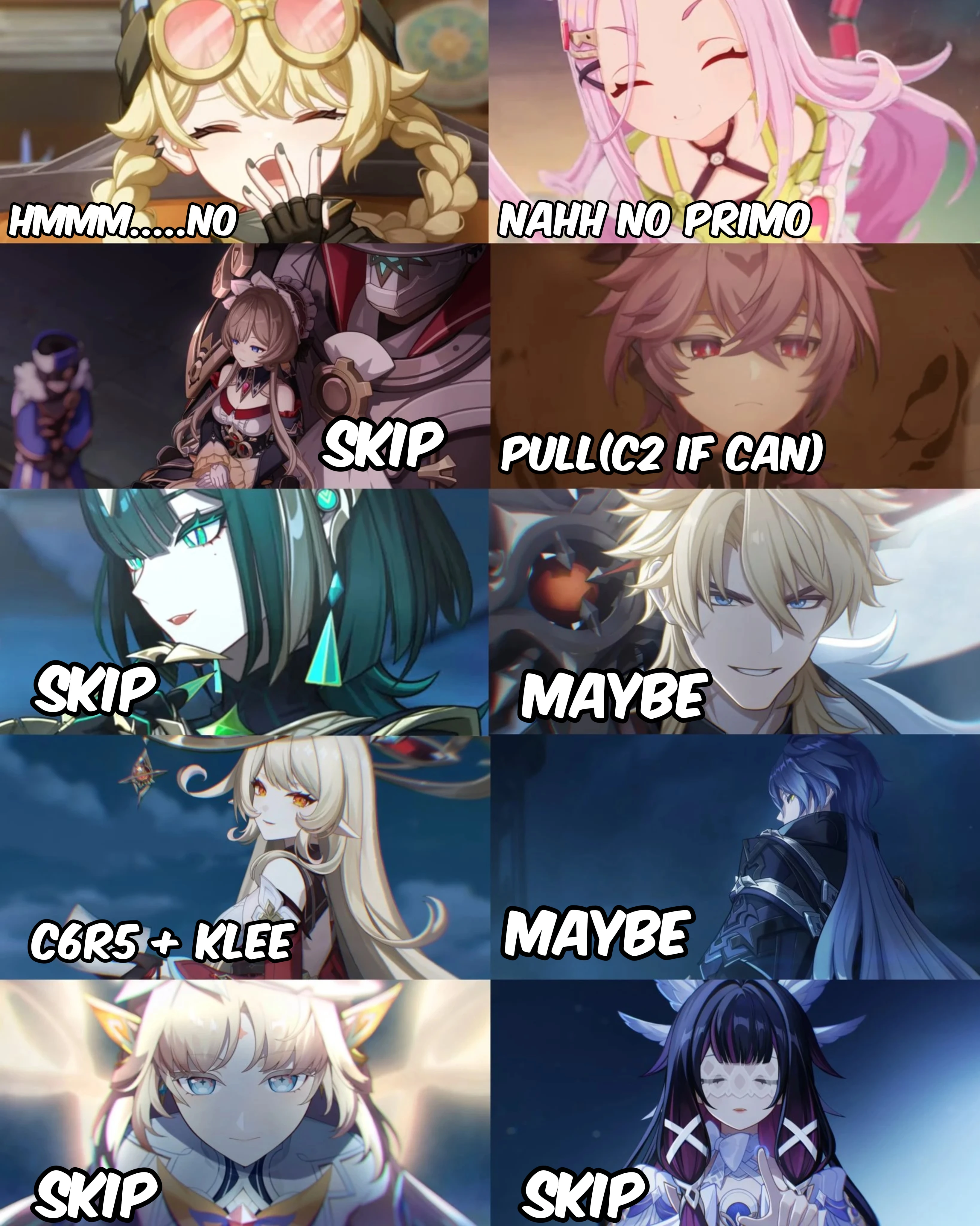 My skips and pulls Genshin Impact | HoYoLAB