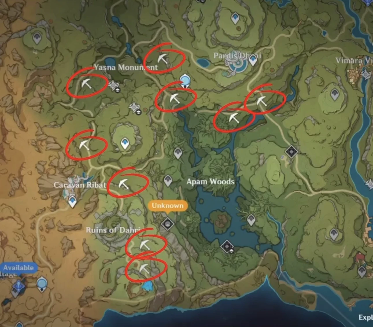 ⛏️ 9 Hidden Dig Spots = 60 Primos 🤑 Genshin Impact | HoYoLAB