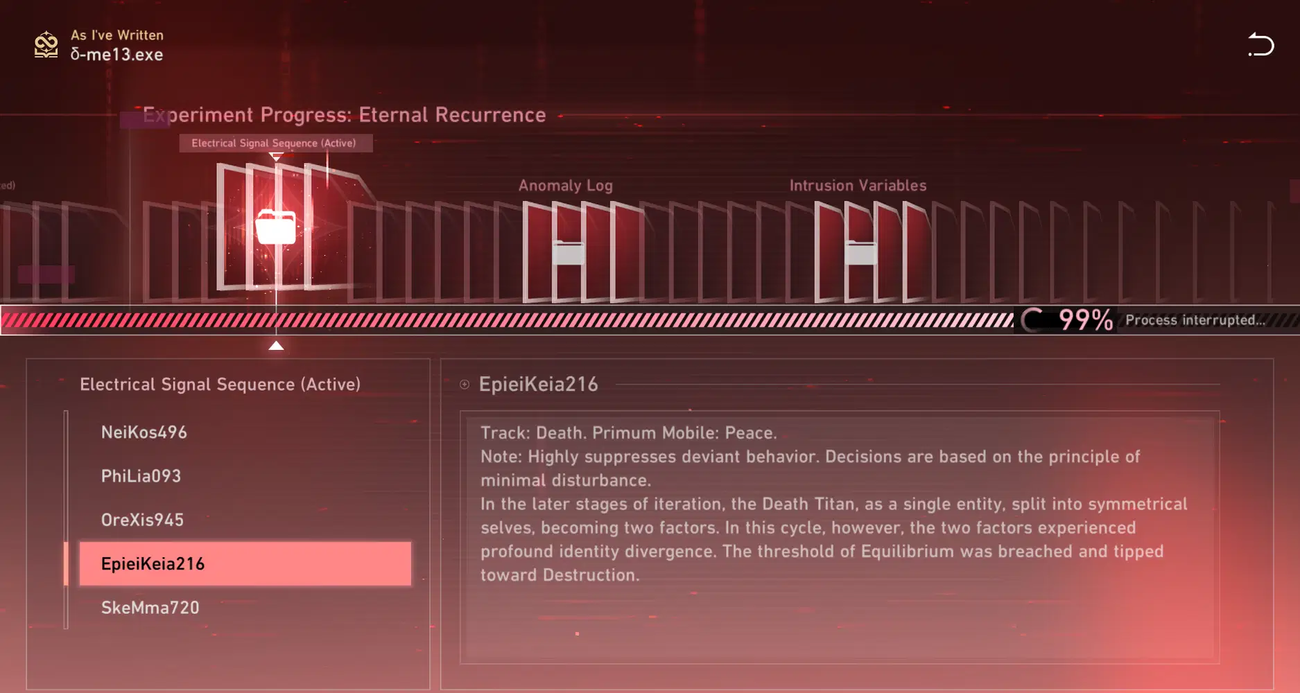 titan deviant course