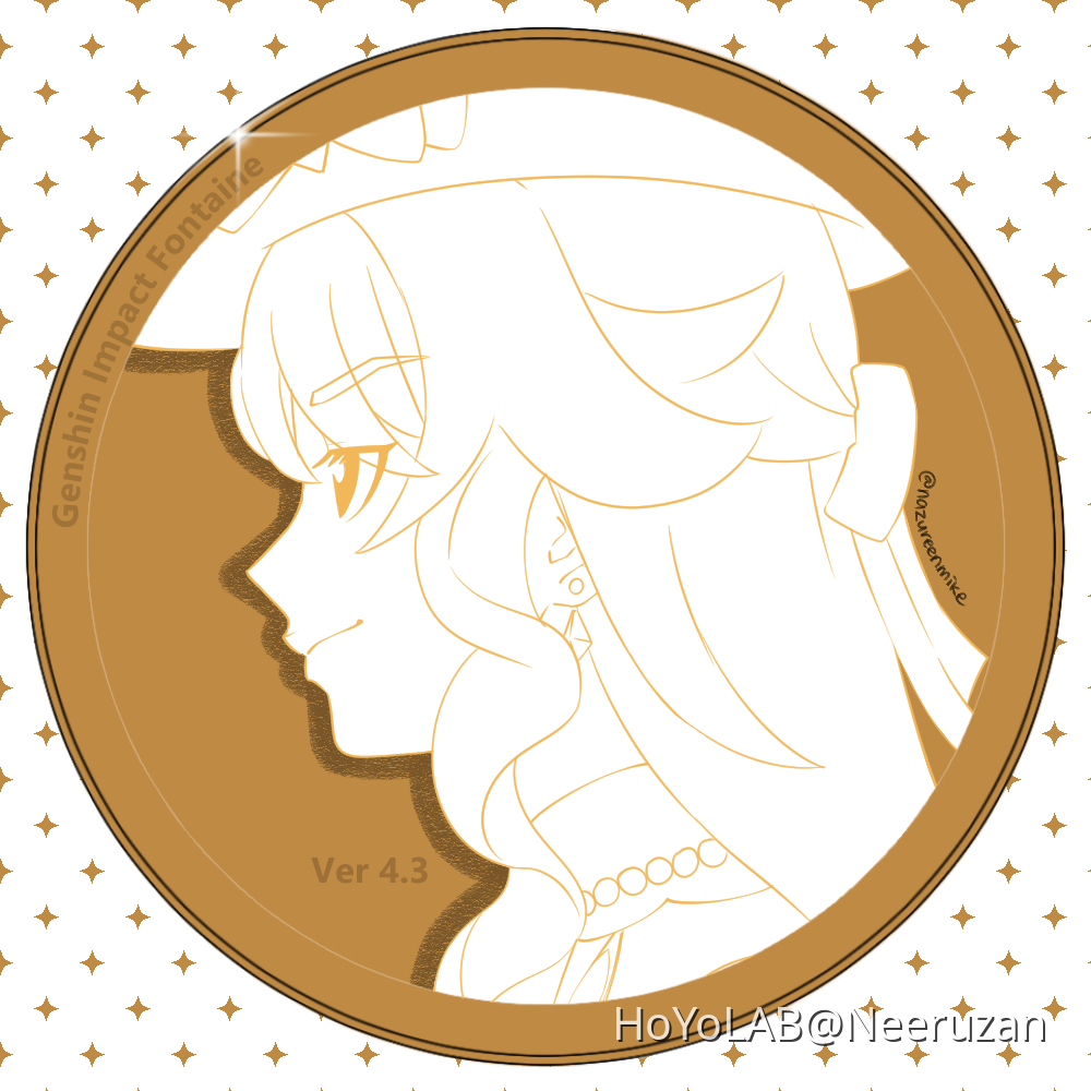 Drawing Navia side profile! Genshin Impact | HoYoLAB