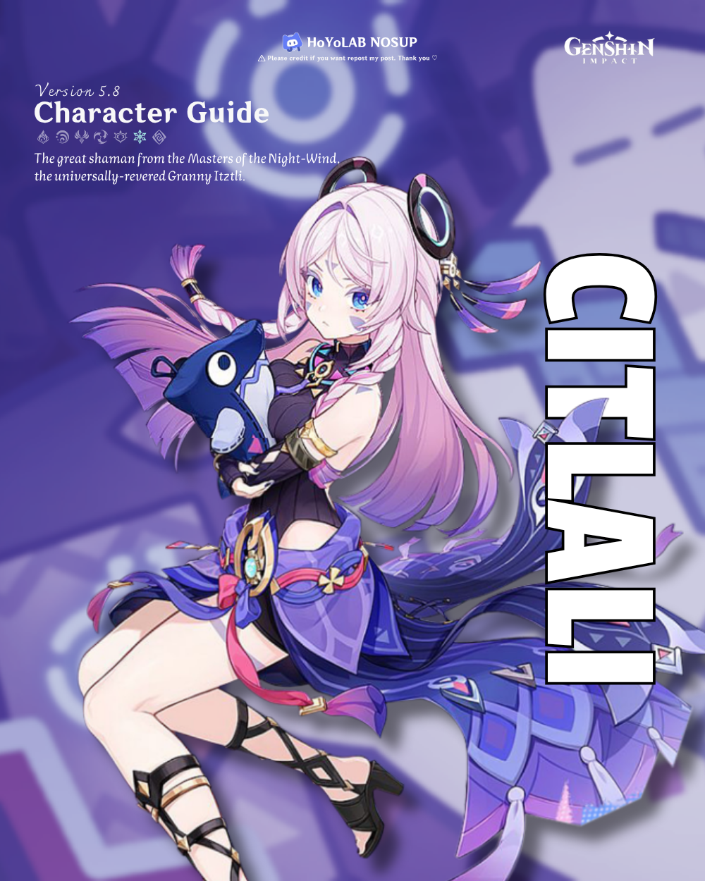 [Version 5.8] Character Guide: Citlali Support Build - Weapons ...