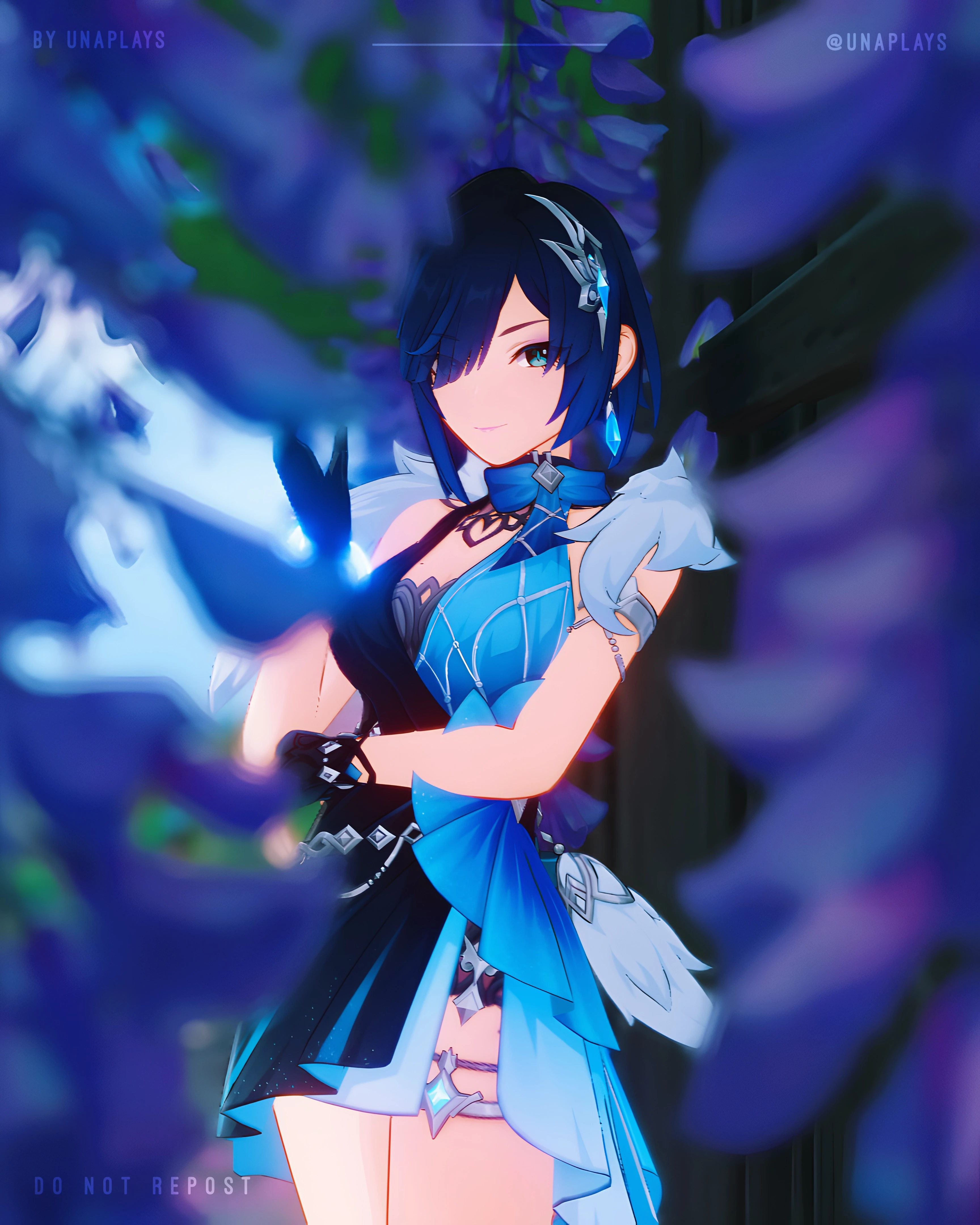 Details of Yelan’s new skin ️ Genshin Impact | HoYoLAB