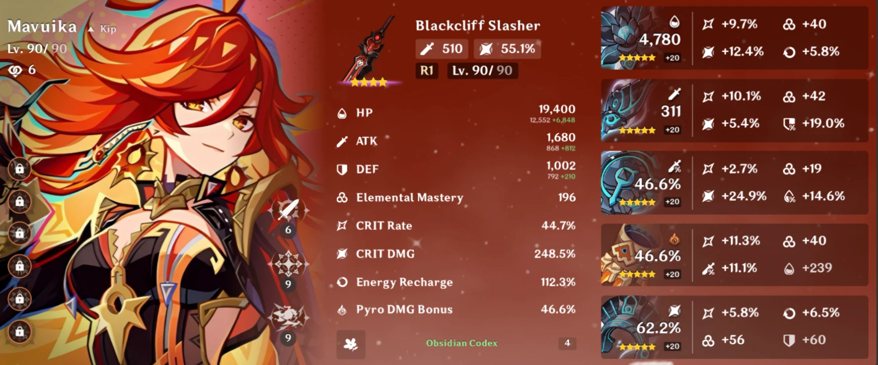 My Mavuika build! Genshin Impact | HoYoLAB