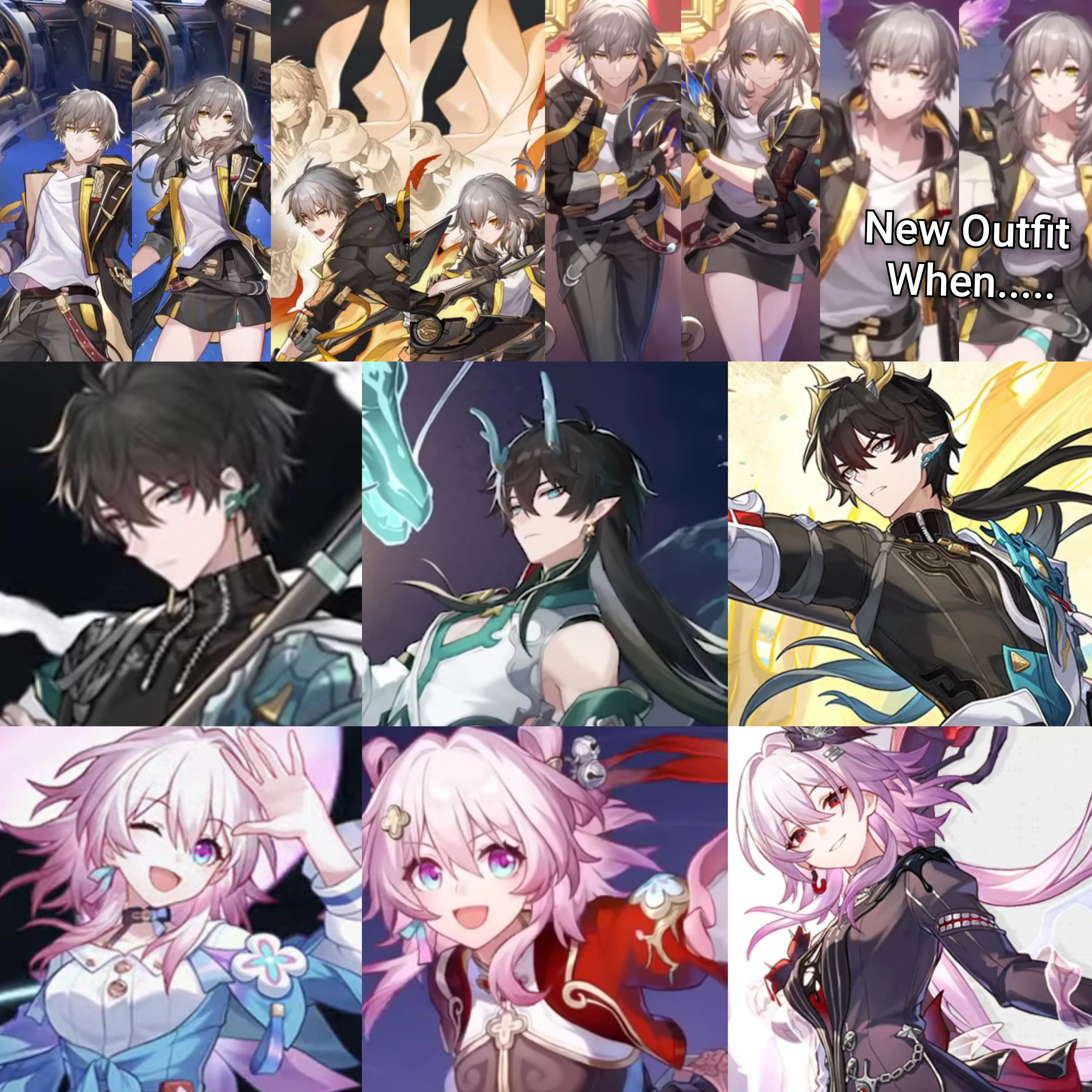 Every Trio Trailblazer unlock a new path so far be like! Honkai: Star ...