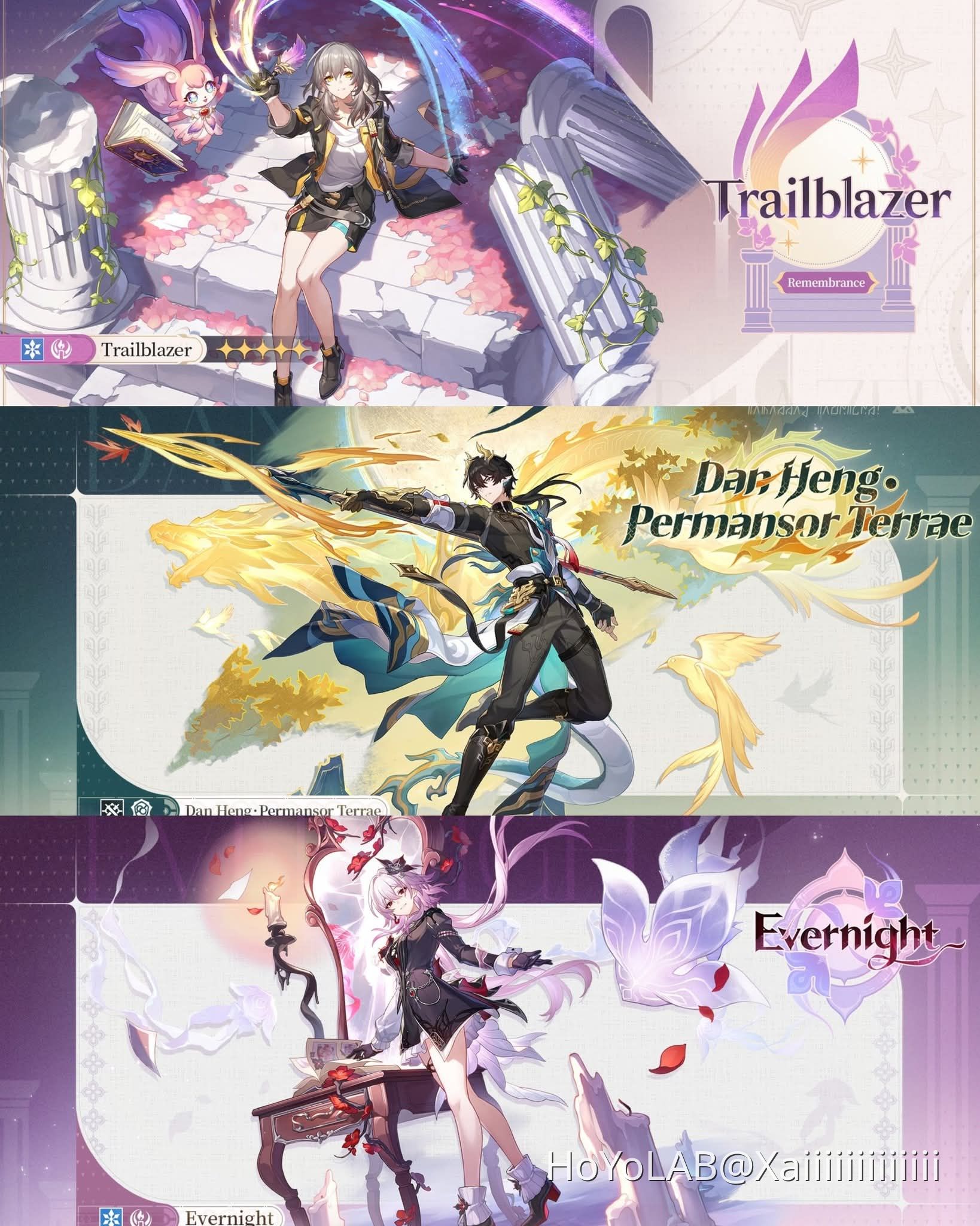 our big three! Honkai: Star Rail | HoYoLAB