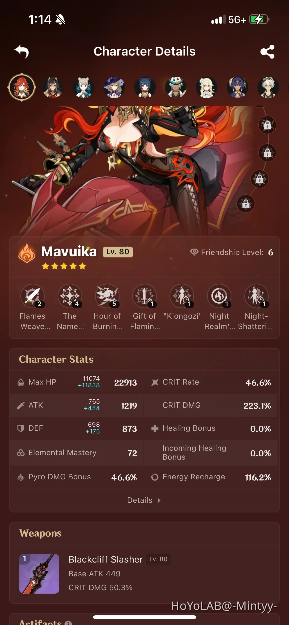 Is my mavuika build okay? Genshin Impact | HoYoLAB