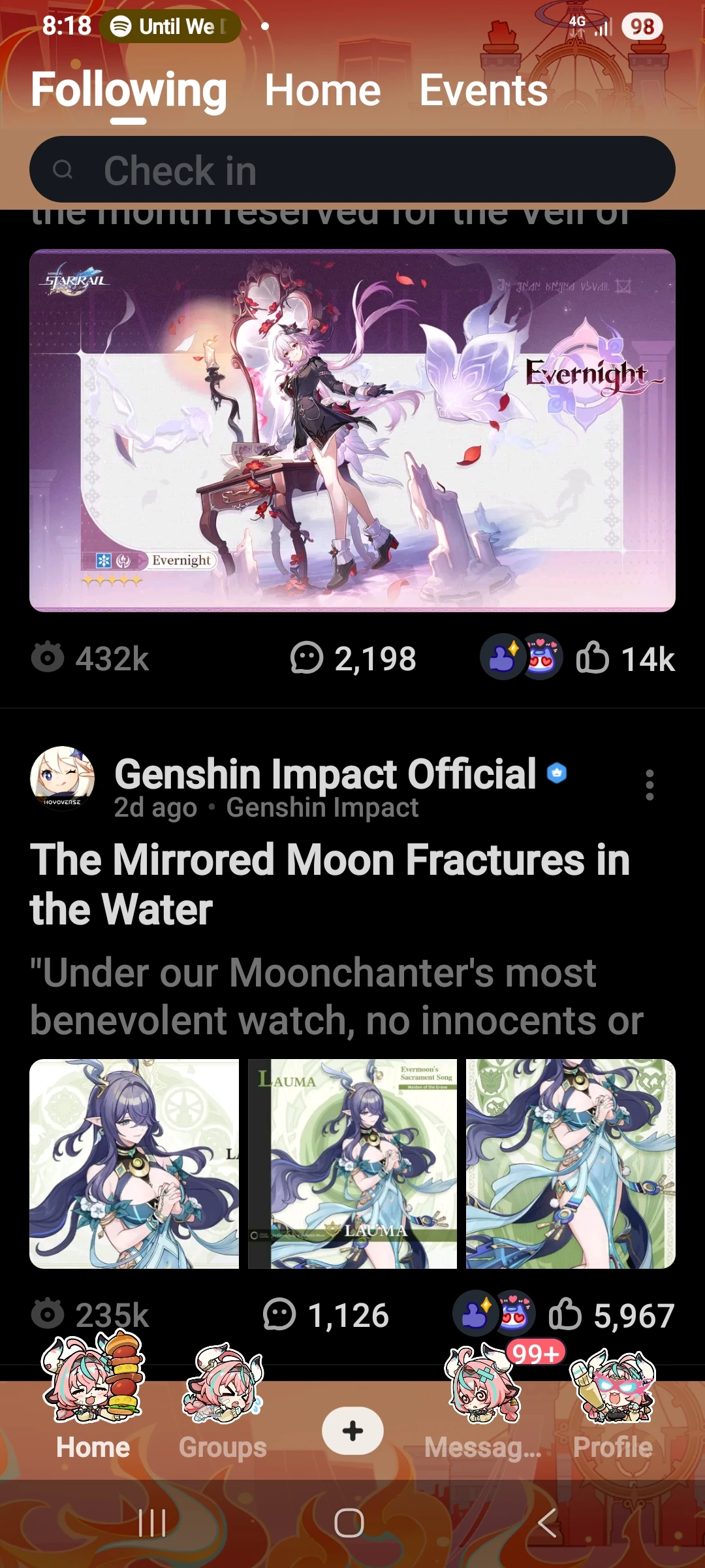 i think this shows we all like emo march more than GI characters Honkai ...