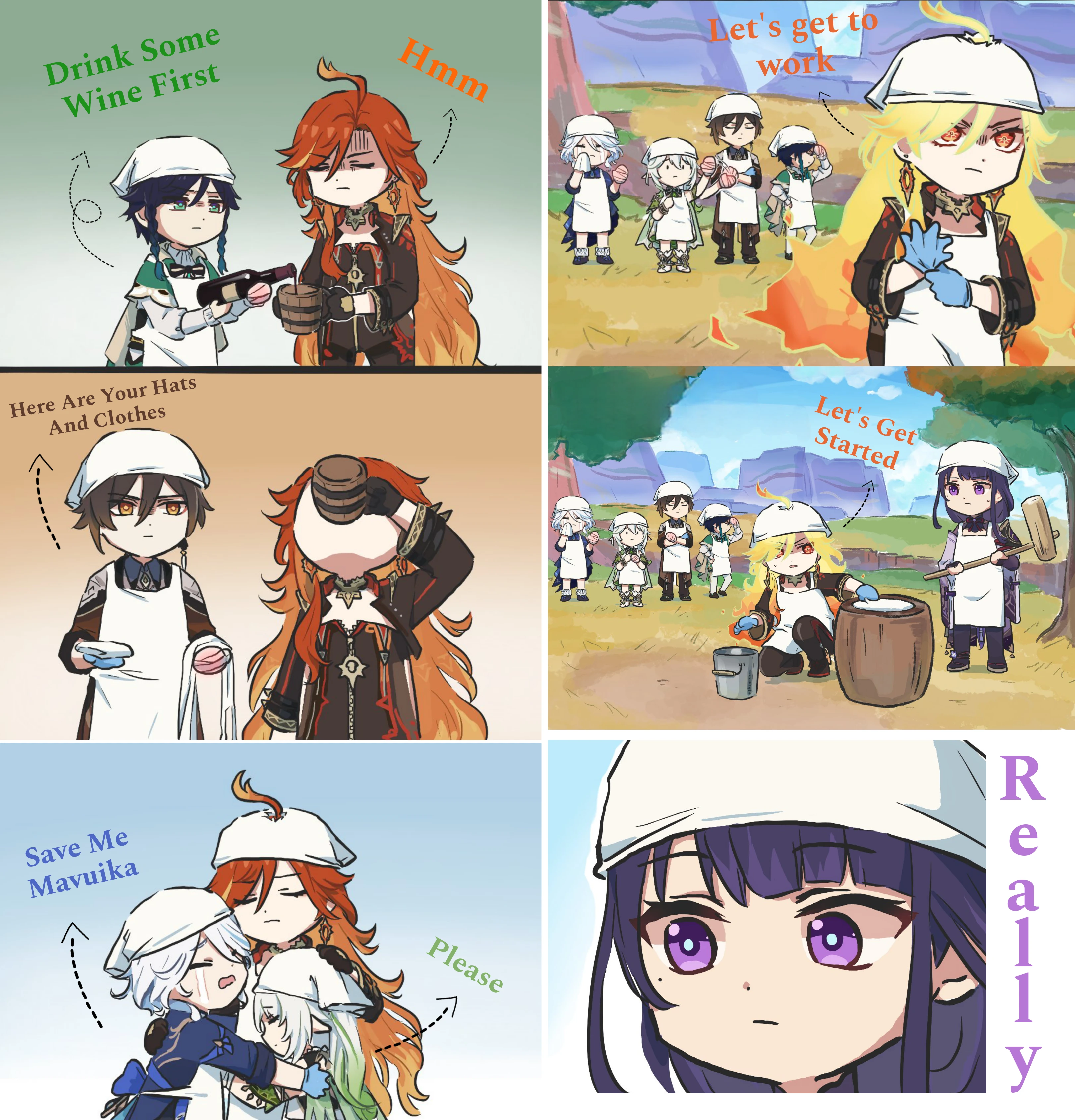 Cooking with Raiden: The Art of Mochi Making! Genshin Impact | HoYoLAB