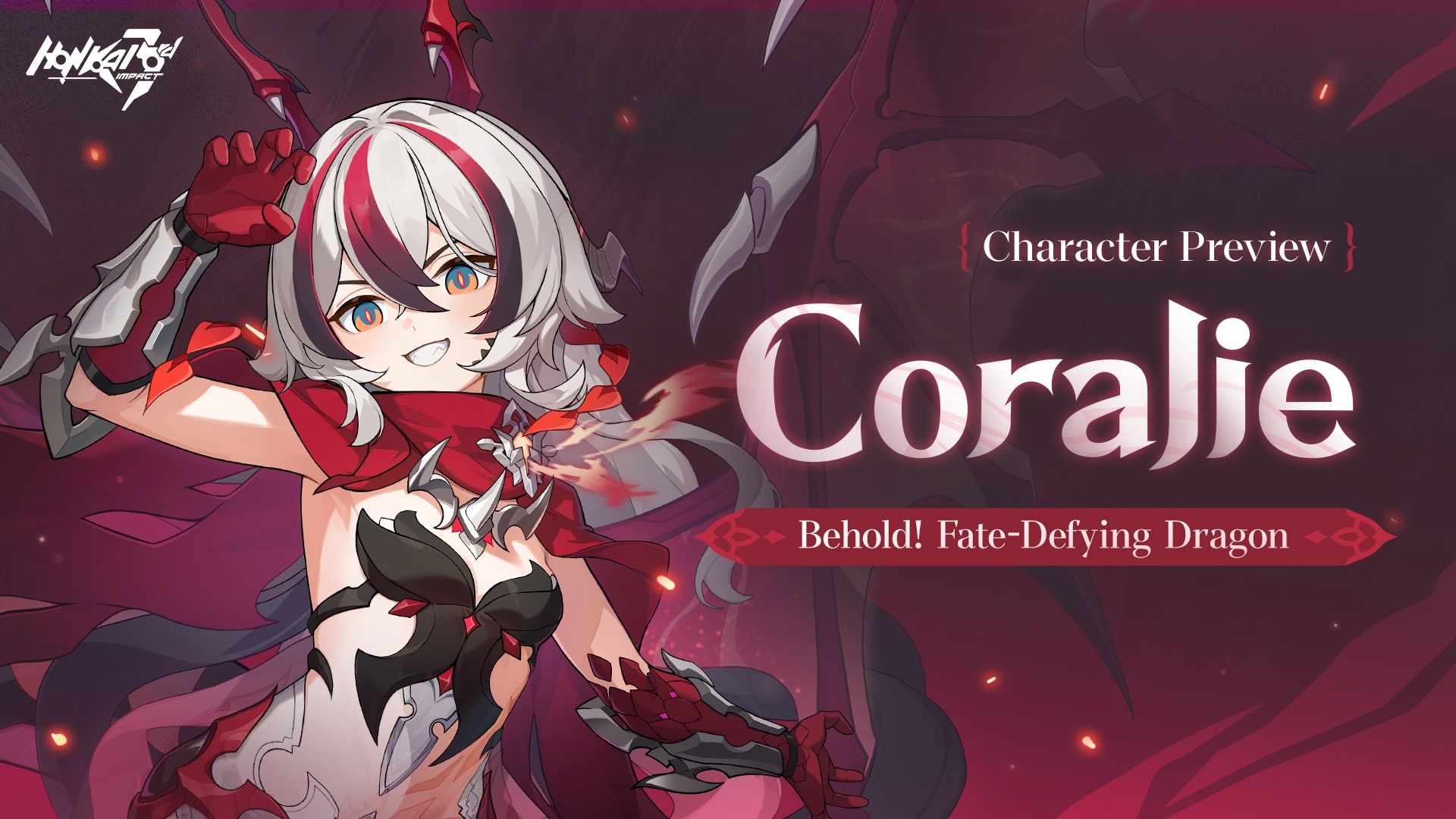 Coralie "Behold! Fate-Defying Dragon" New S-Rank Battlesuit Preview ...