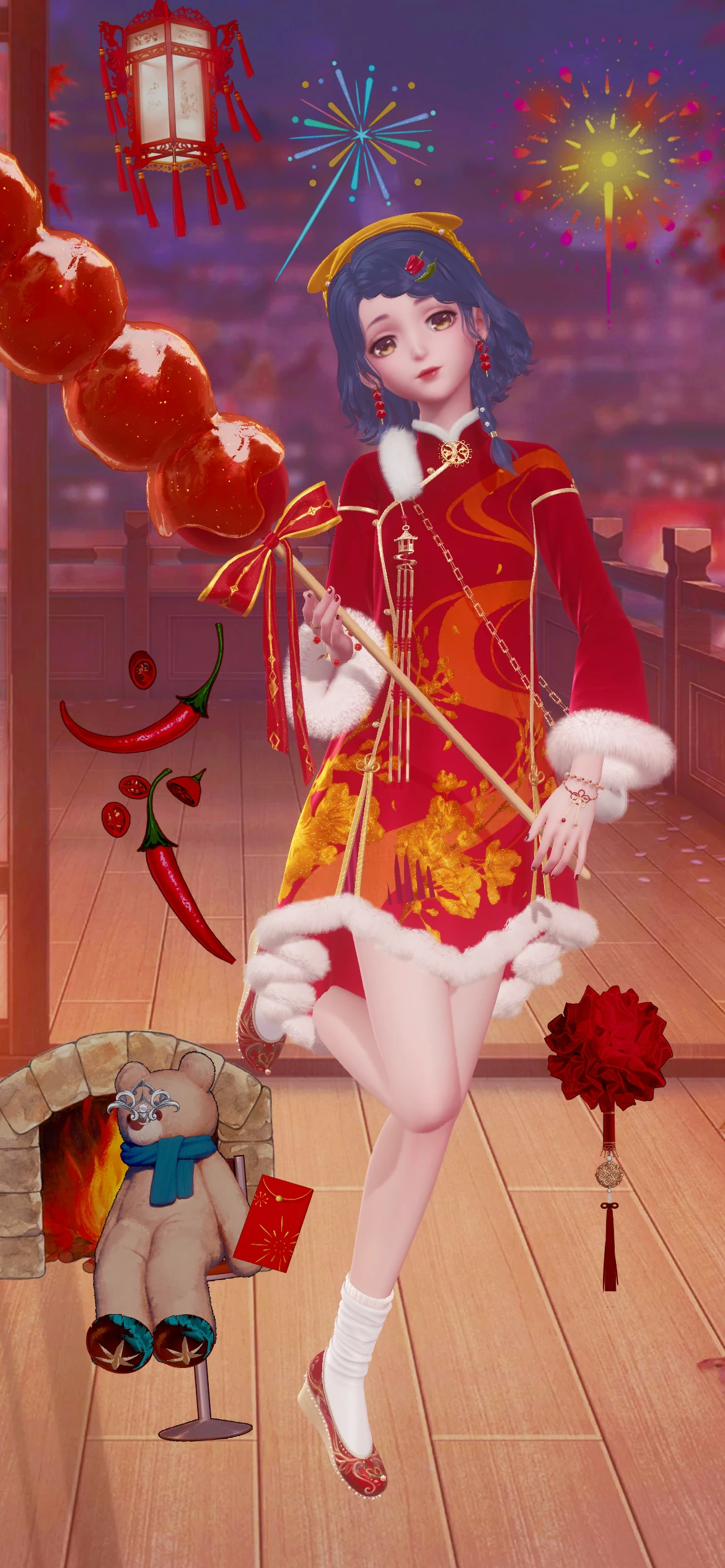 I made New Year's Cheer Xiangling in Shining Nikki! Genshin Impact ...