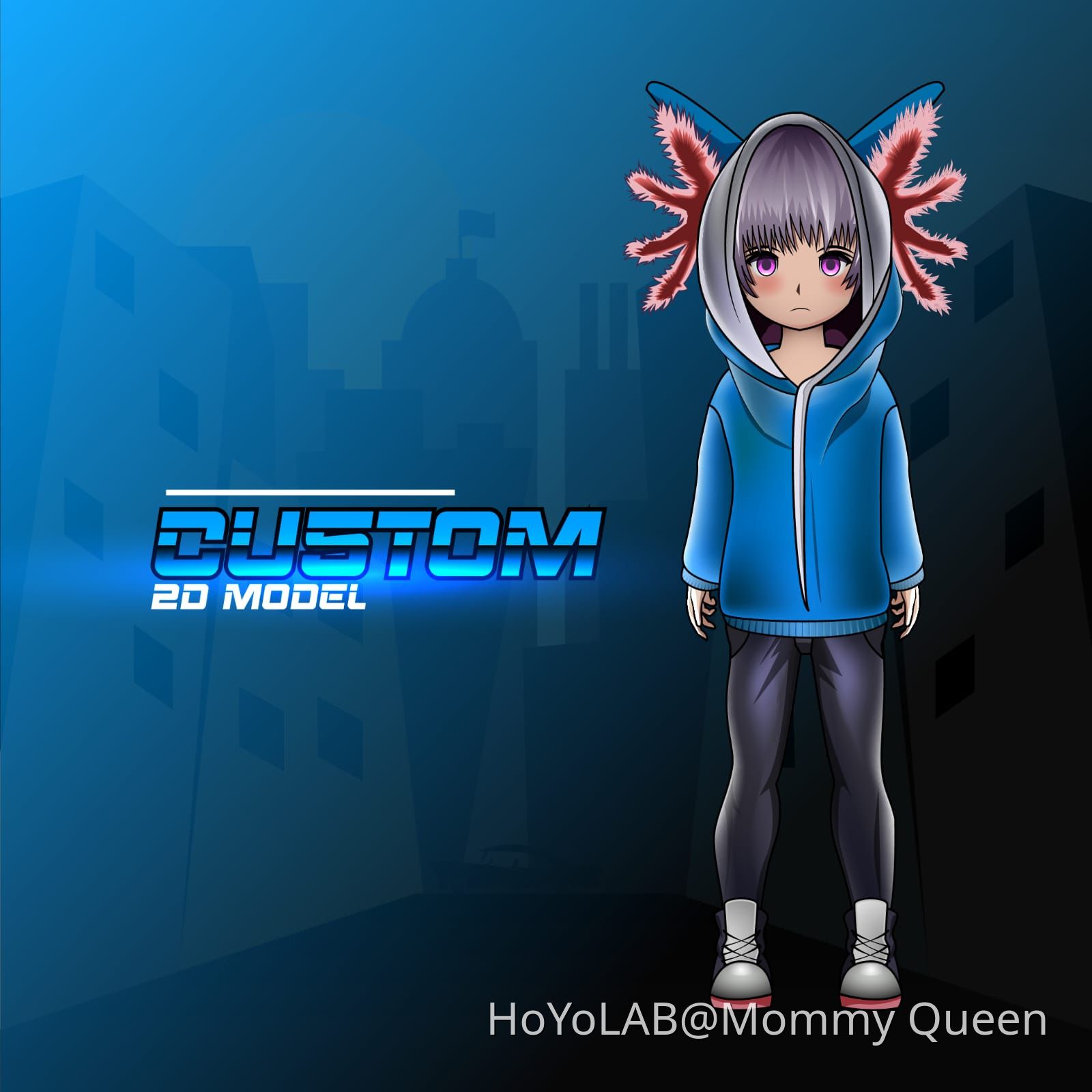 Urban Fantasy-Inspired 2D Models | Commissions Open! Genshin Impact ...