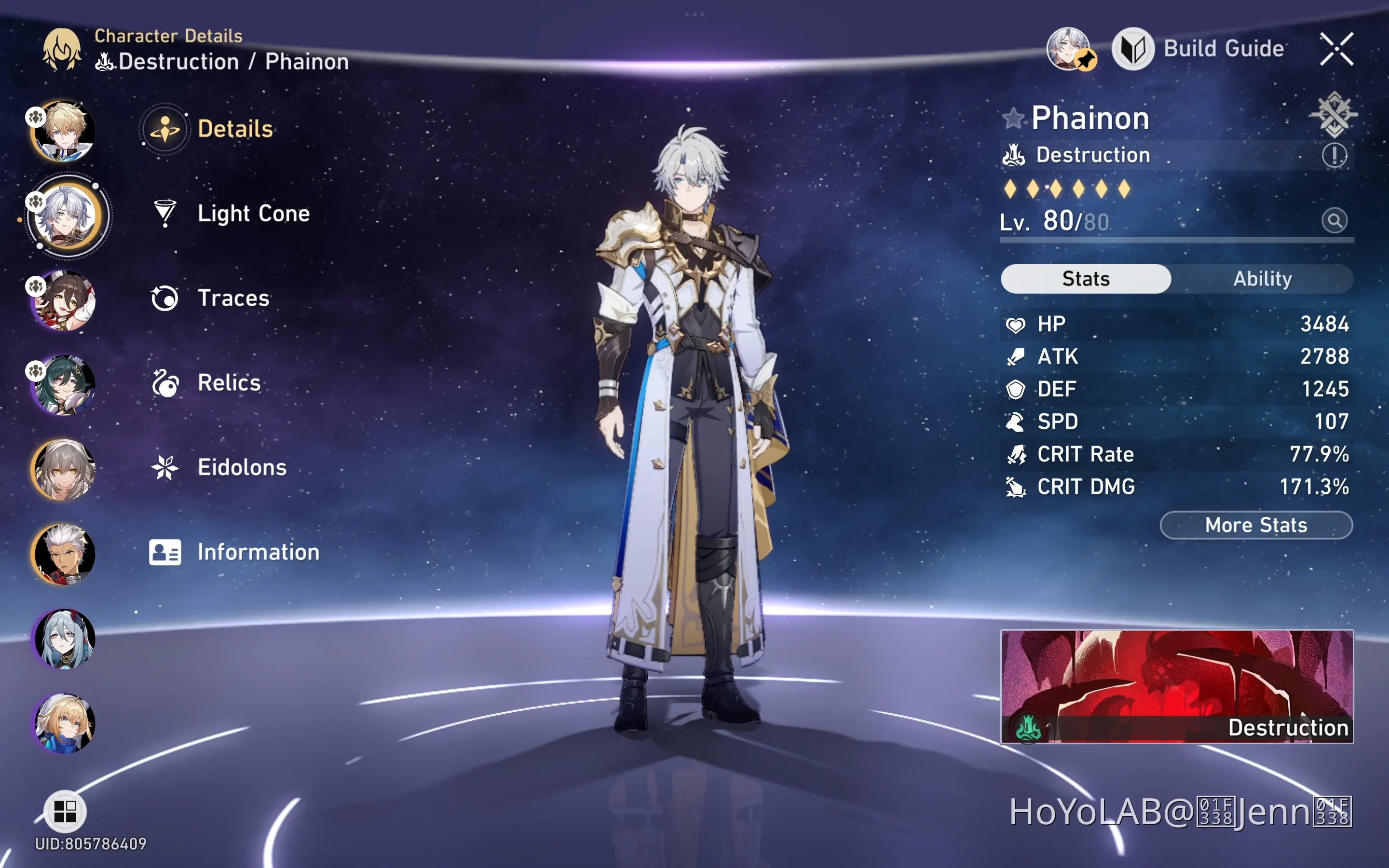 My Phainon build (in progress) Honkai: Star Rail | HoYoLAB