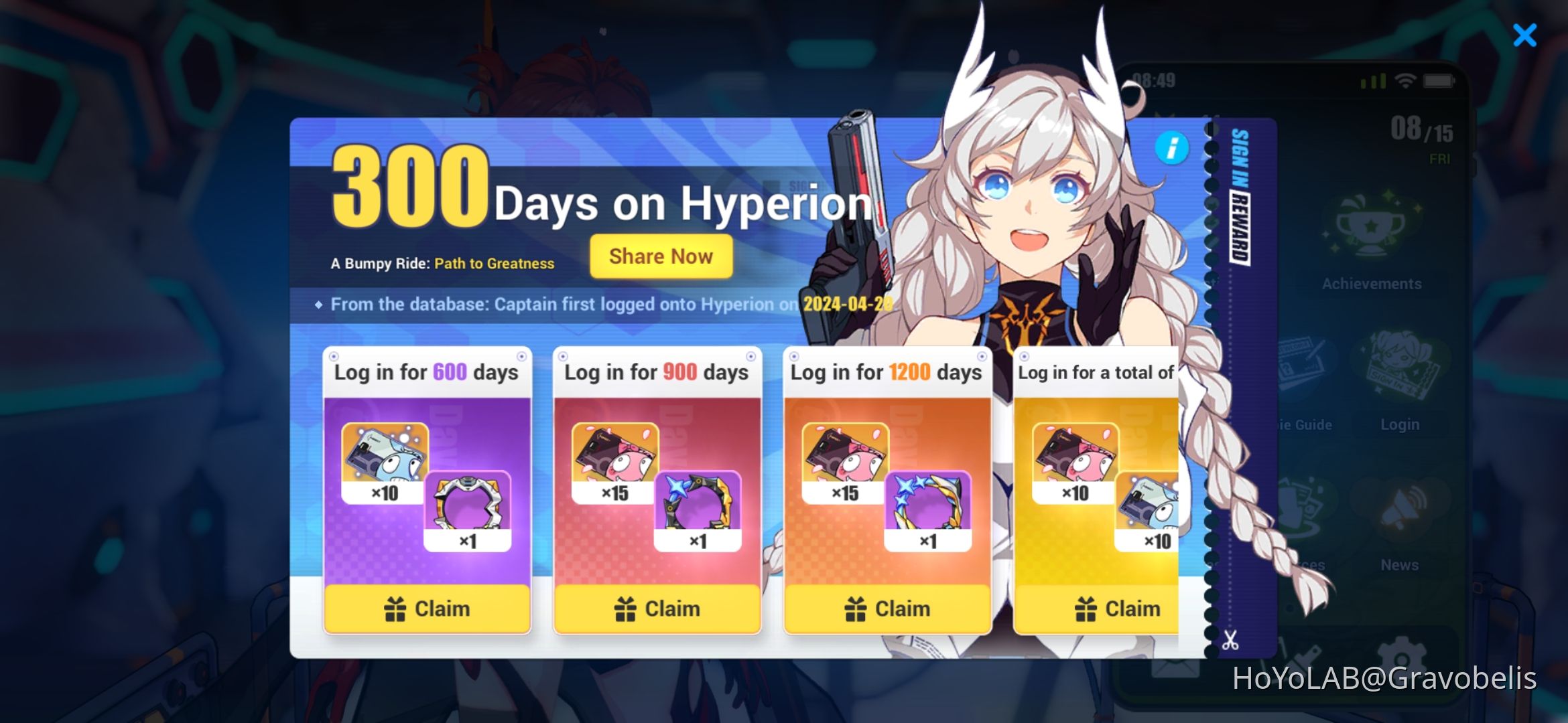 300 days on Hyperion already ~ Honkai Impact 3rd | HoYoLAB