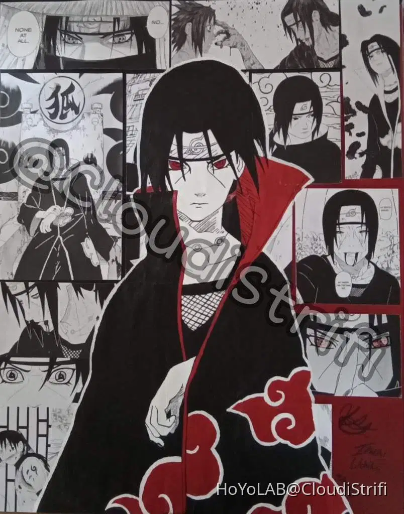 itachi evolution drawing