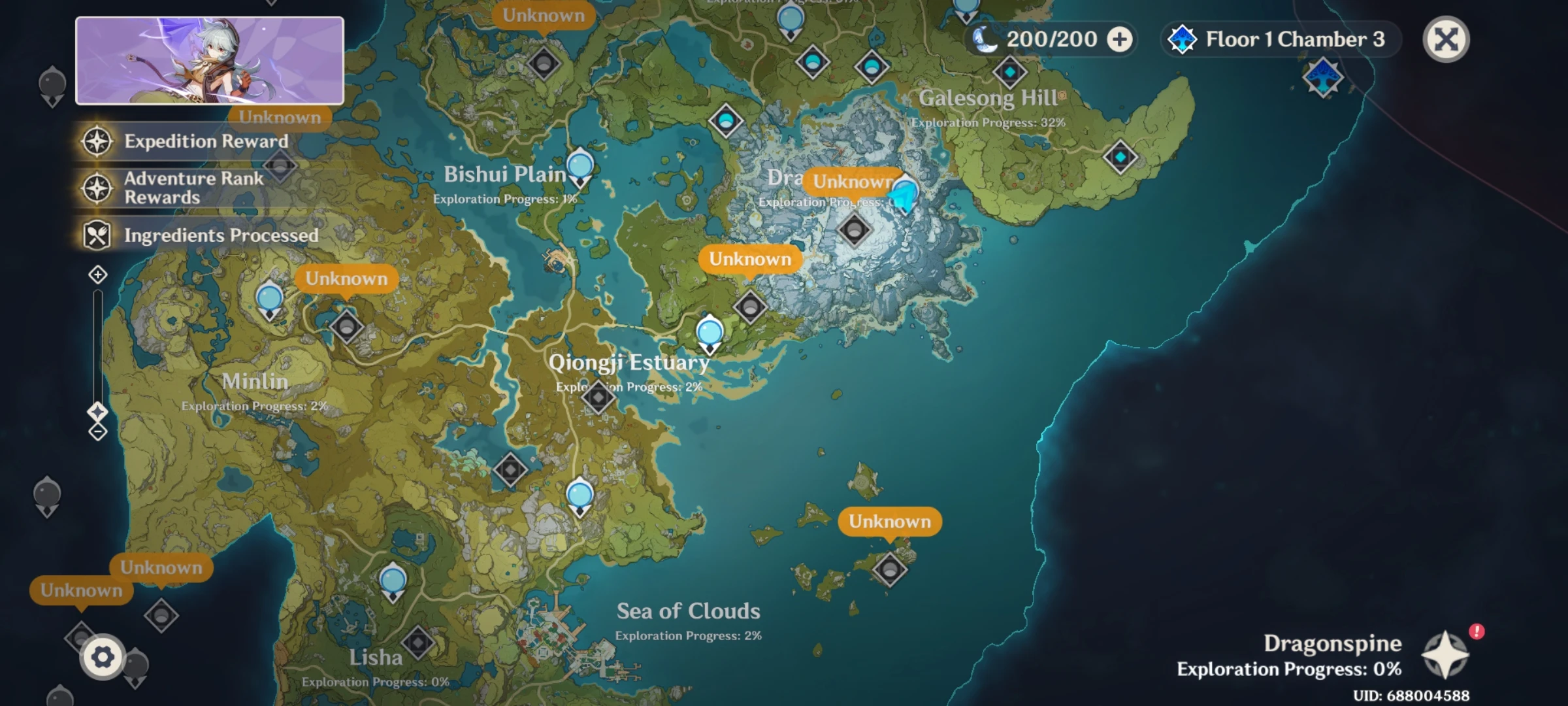 I got more of the map unlocked! Genshin Impact | HoYoLAB