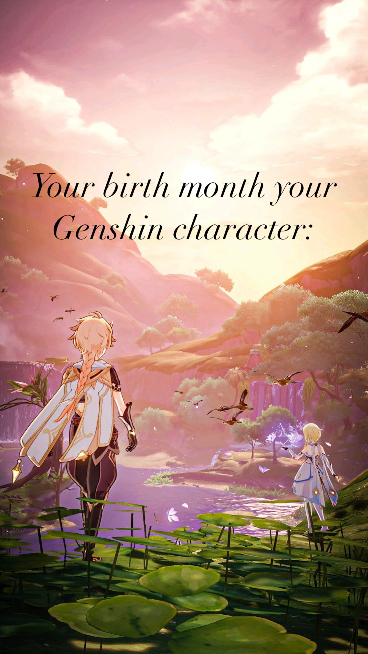 Your birth month your random Genshin character. part 3: Genshin Impact ...