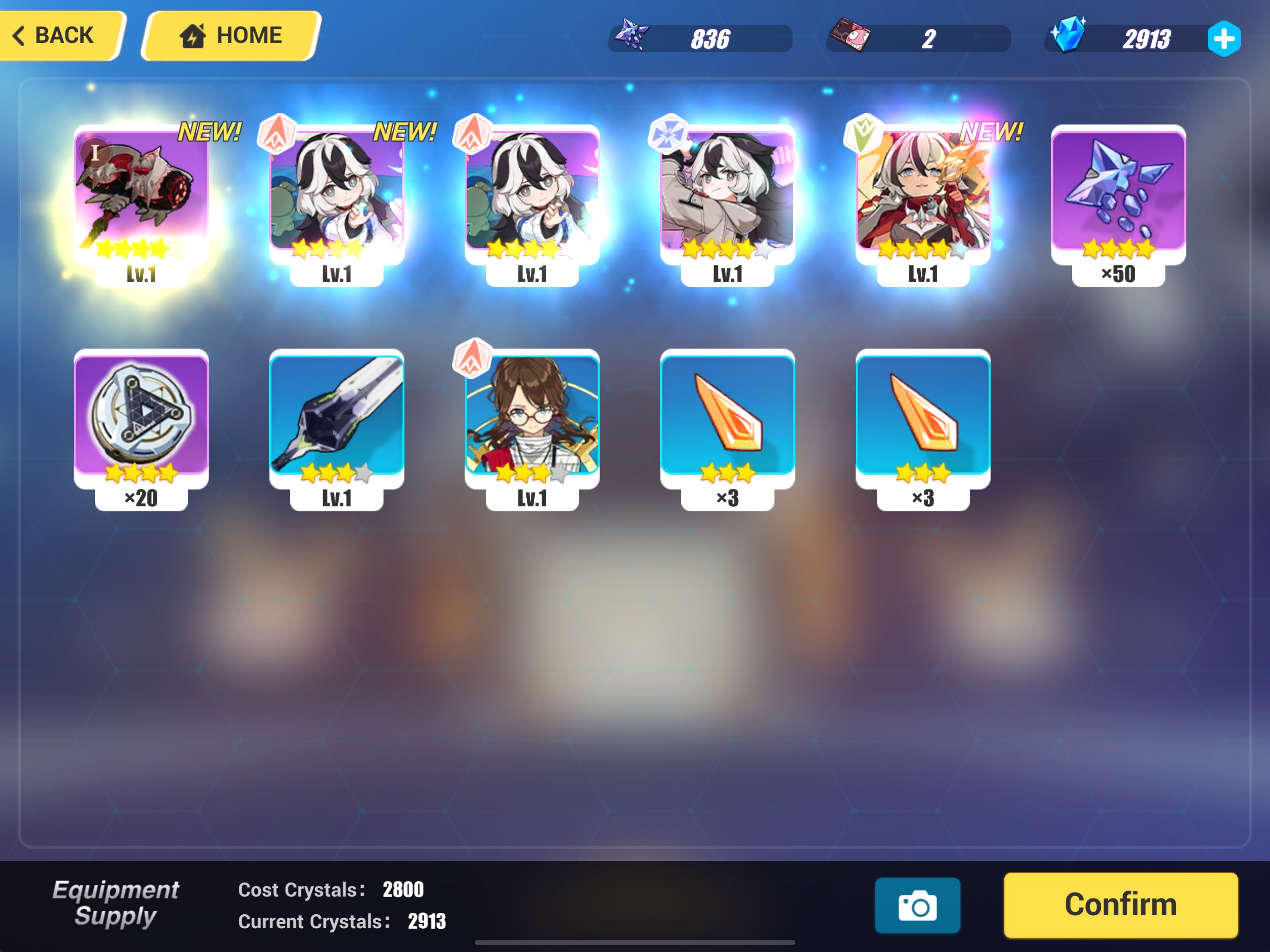 Getting everything in one ten pull finally happened to me Honkai Impact ...