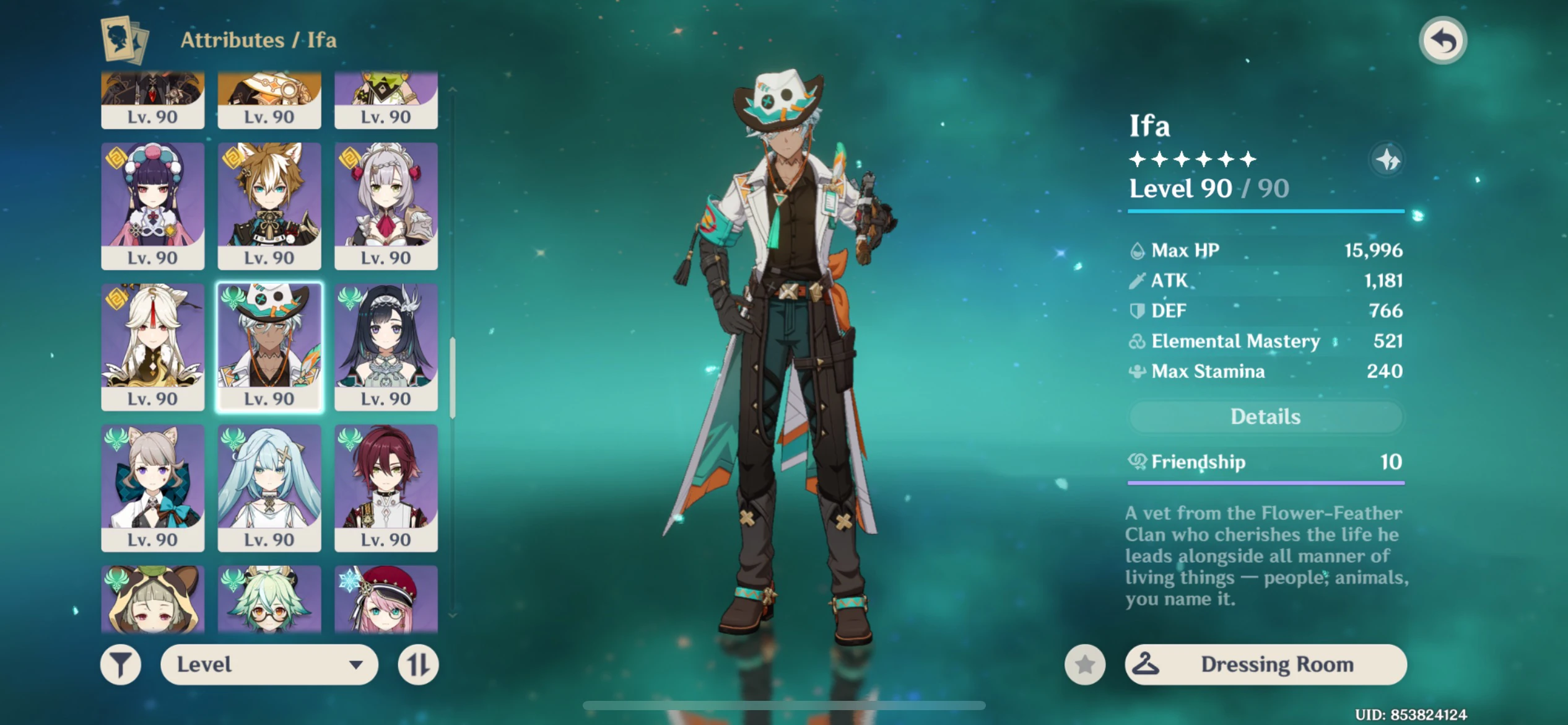 Max leveling all characters: 86th Ifa Genshin Impact | HoYoLAB