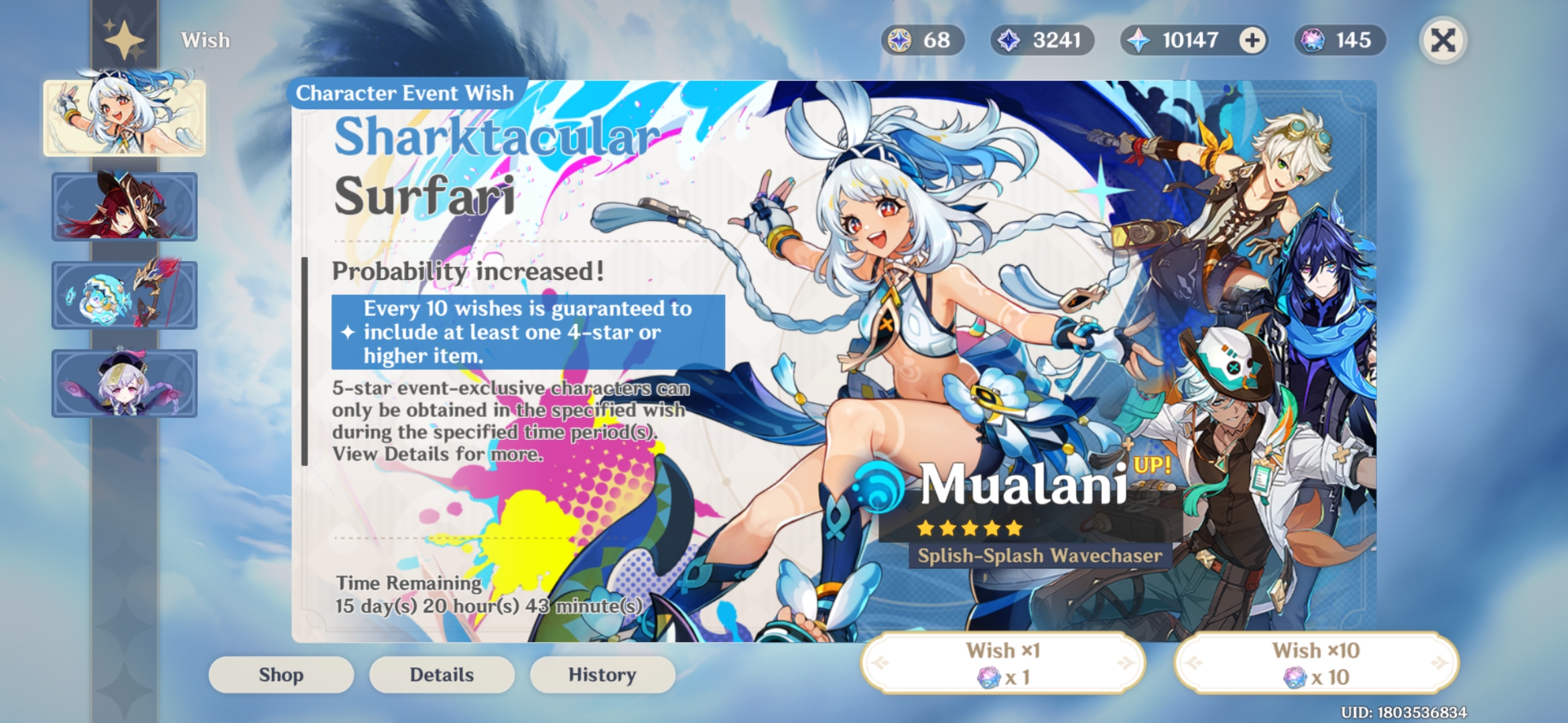 Week 4: Daving for Columbina Genshin Impact | HoYoLAB